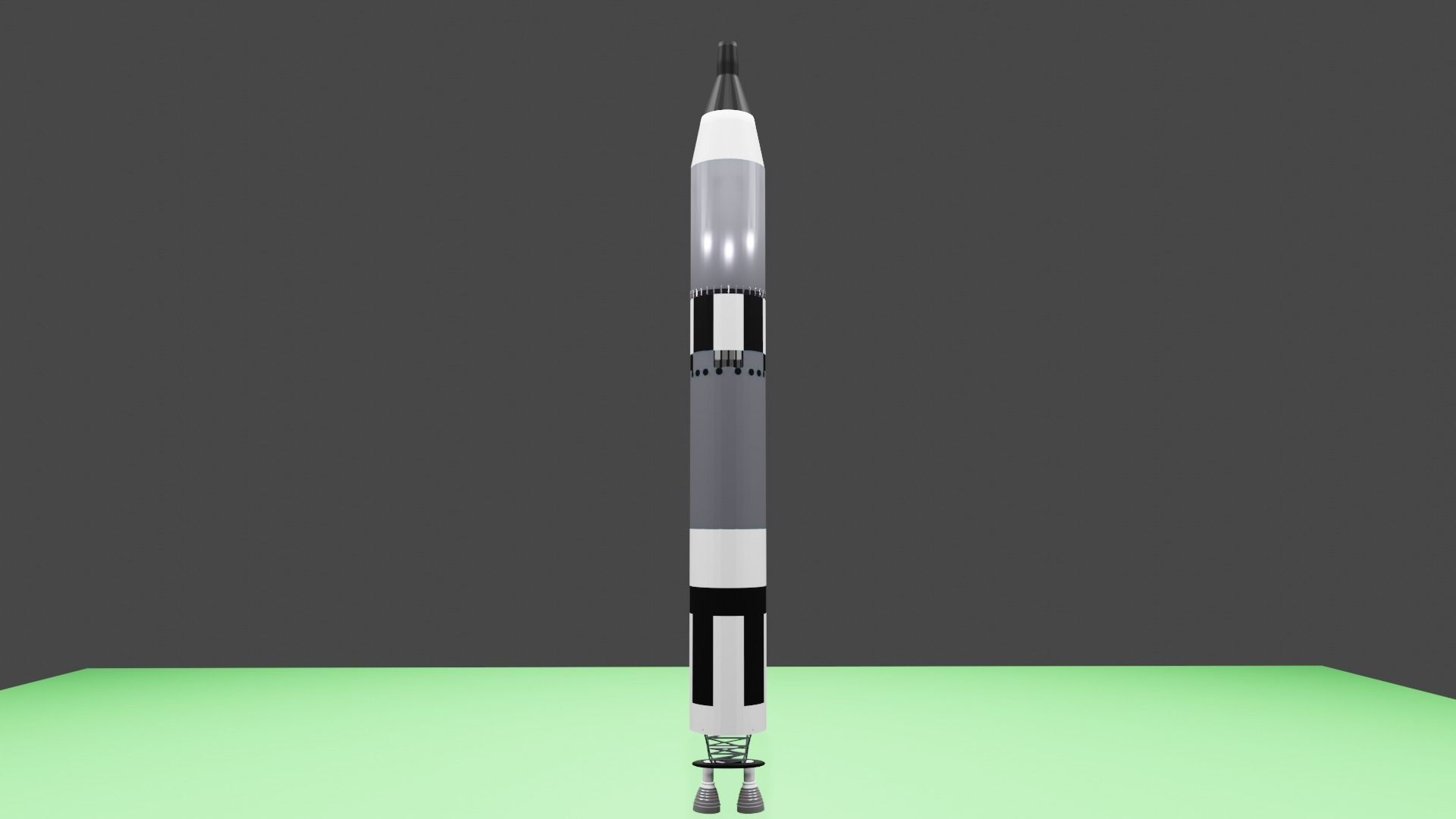 Titan II Low Poly Model free 3D model | CGTrader