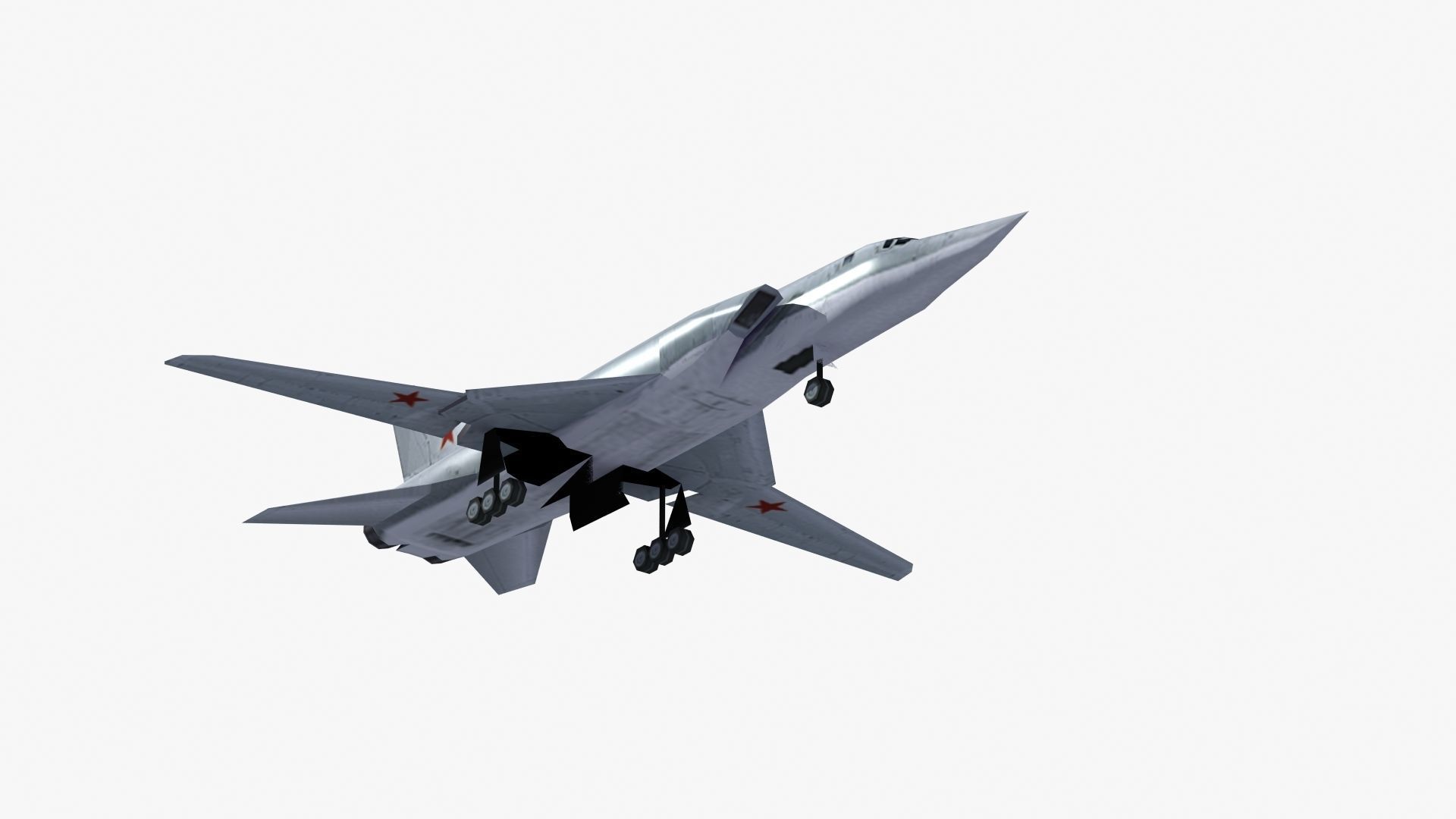 3D model Tu-22 Backfire LD1 VR / AR / low-poly | CGTrader