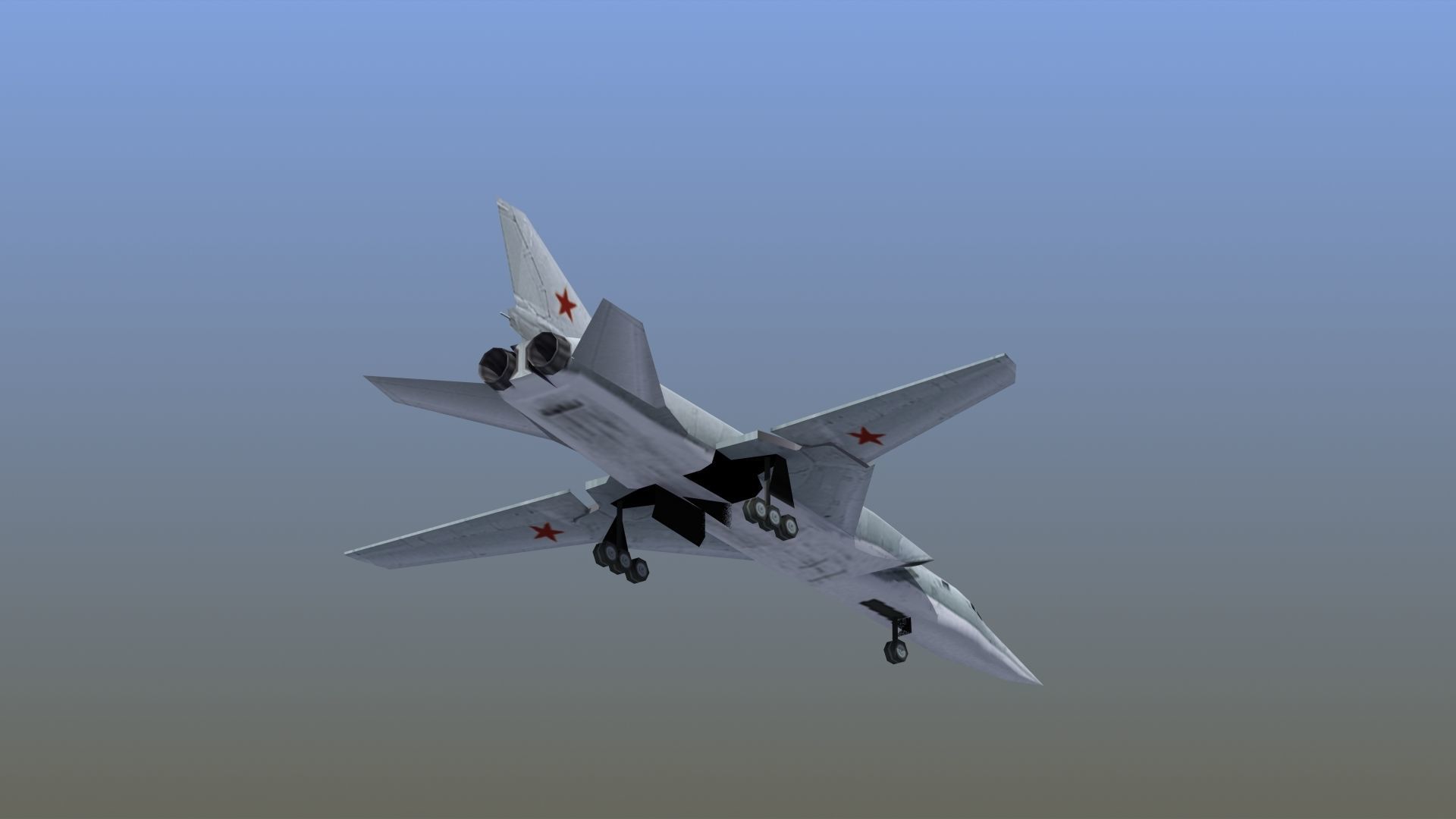 3D model Tu-22 Backfire LD1 VR / AR / low-poly | CGTrader