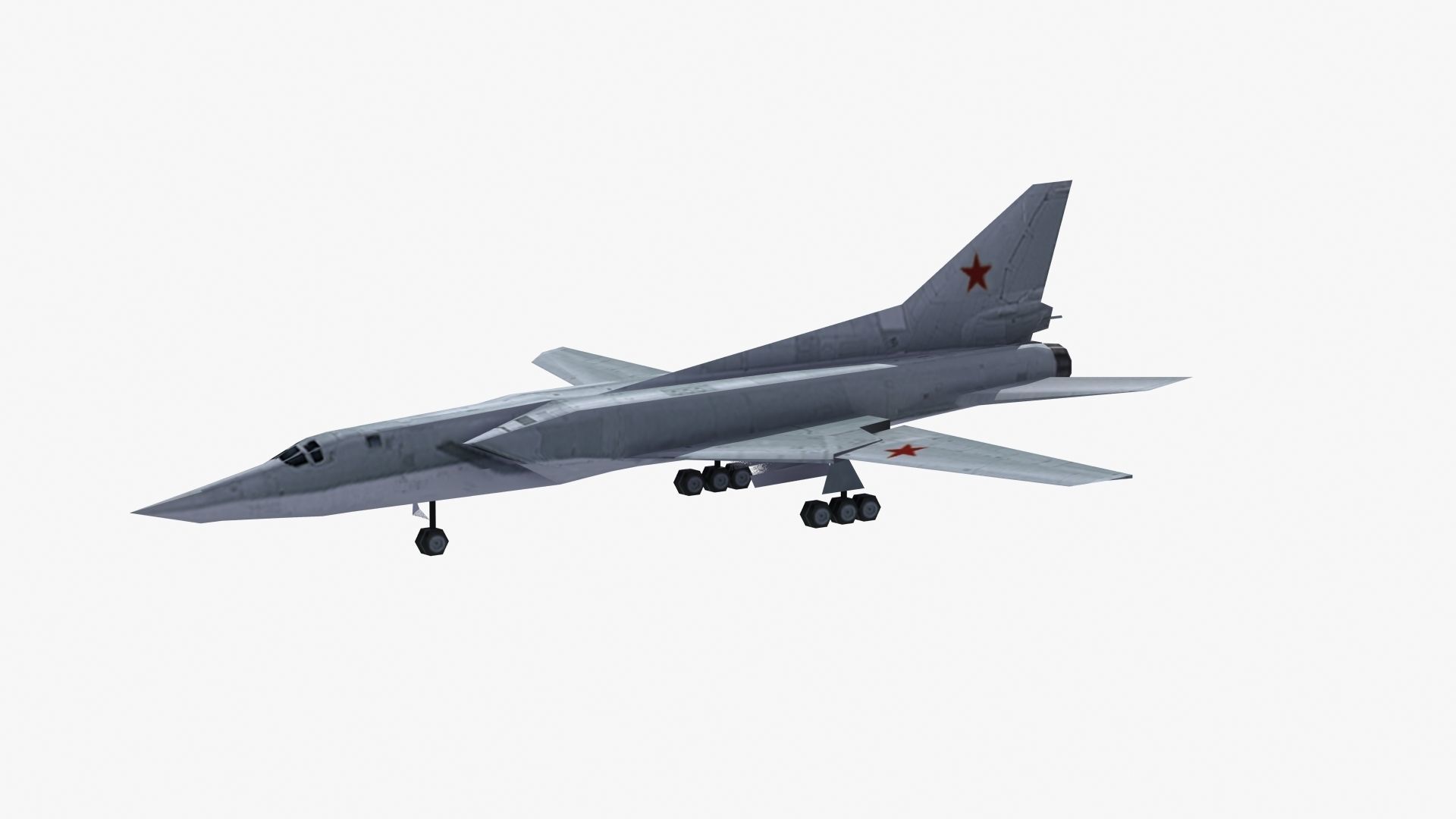 3D model Tu-22 Backfire LD1 VR / AR / low-poly | CGTrader