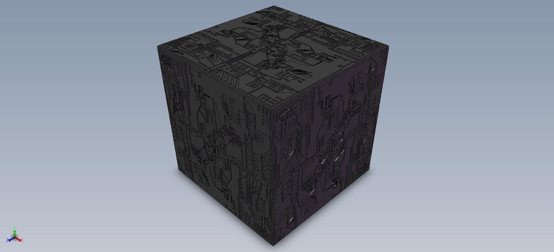 Borg Cube 3D model | CGTrader