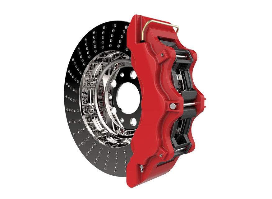 Car brakes by KrisB free 3D model | CGTrader
