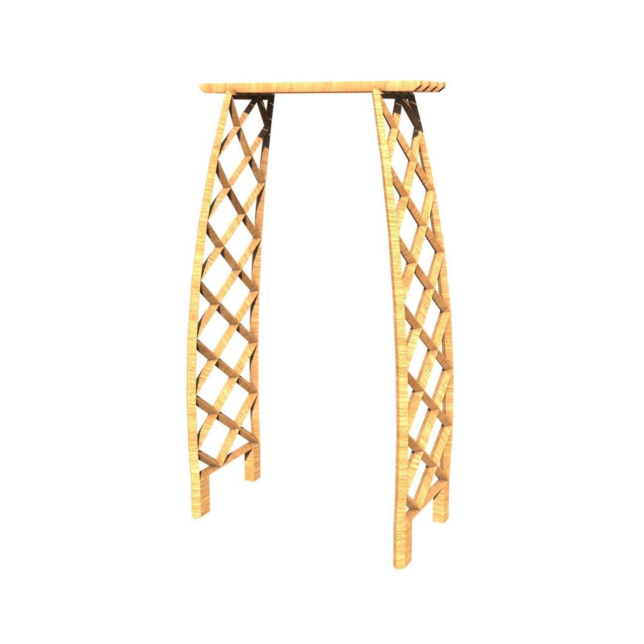 Garden Trellis 3D model | CGTrader