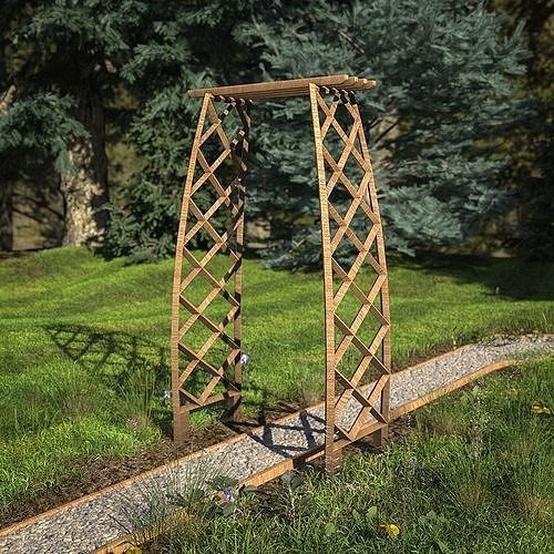 Garden Trellis 3D model | CGTrader