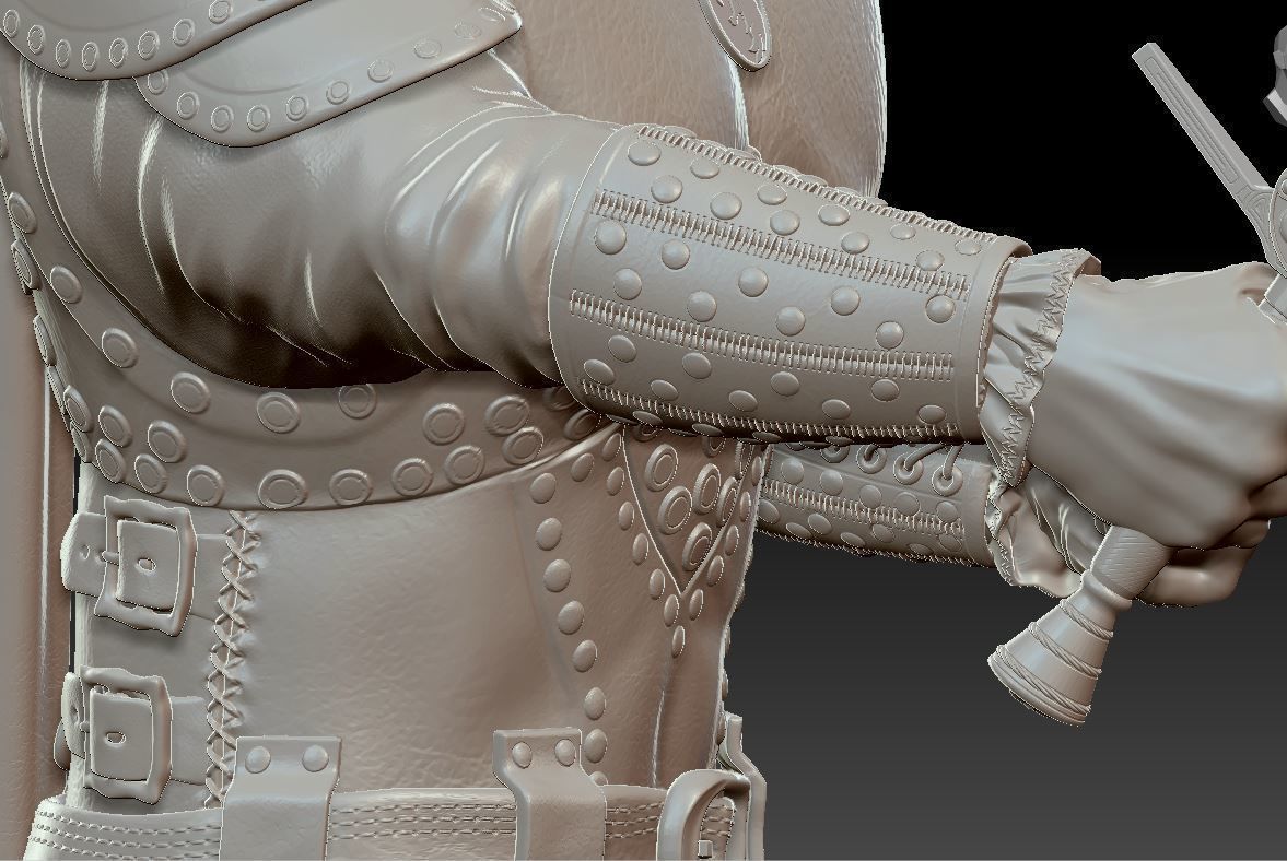 The Witcher Netflix 3D model 3D printable | CGTrader