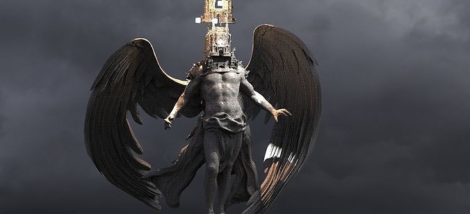 Devine kingdom Arch Angel 4 3D model | CGTrader