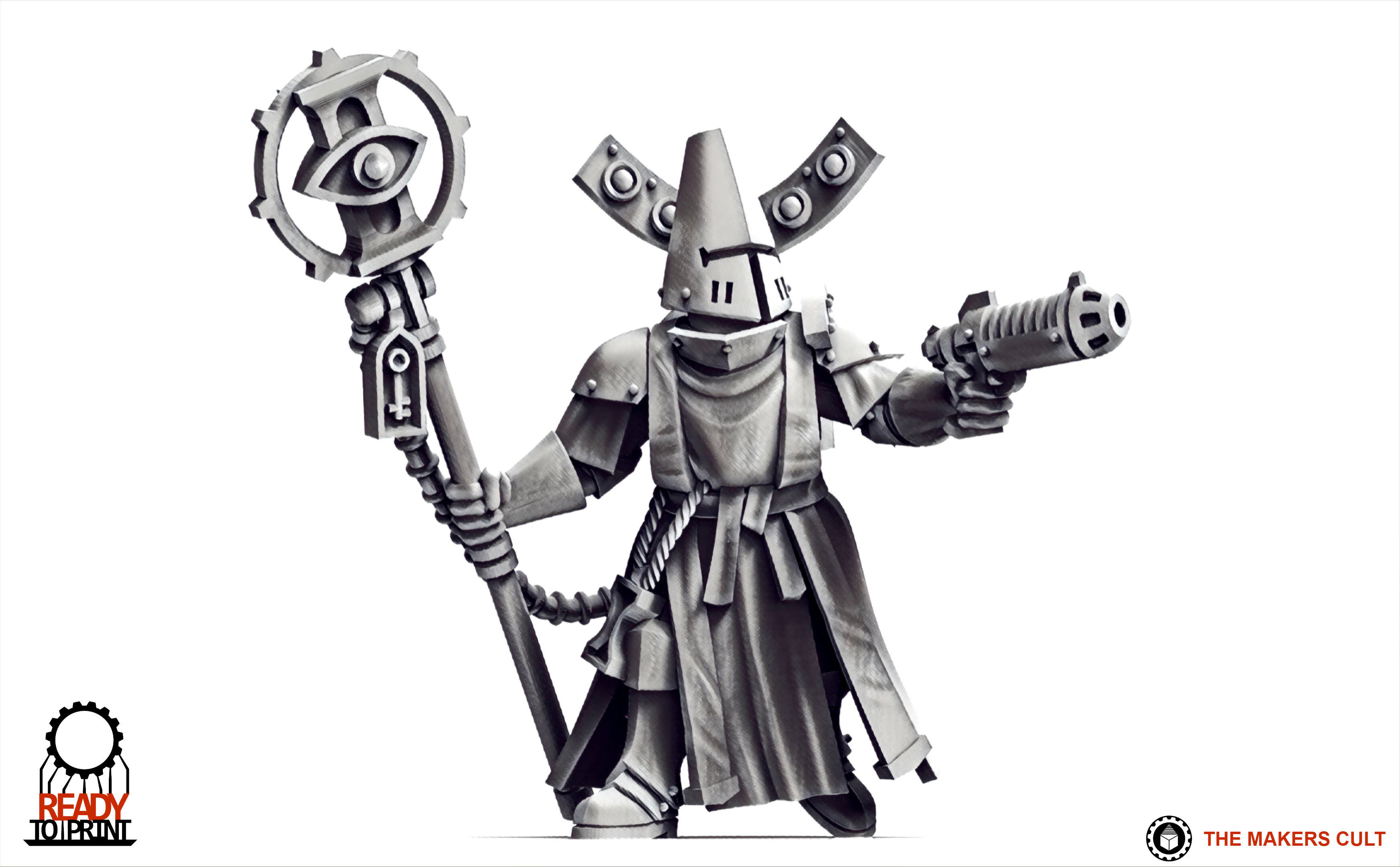 Feudal Guard - Battle Priests 3D model 3D printable | CGTrader