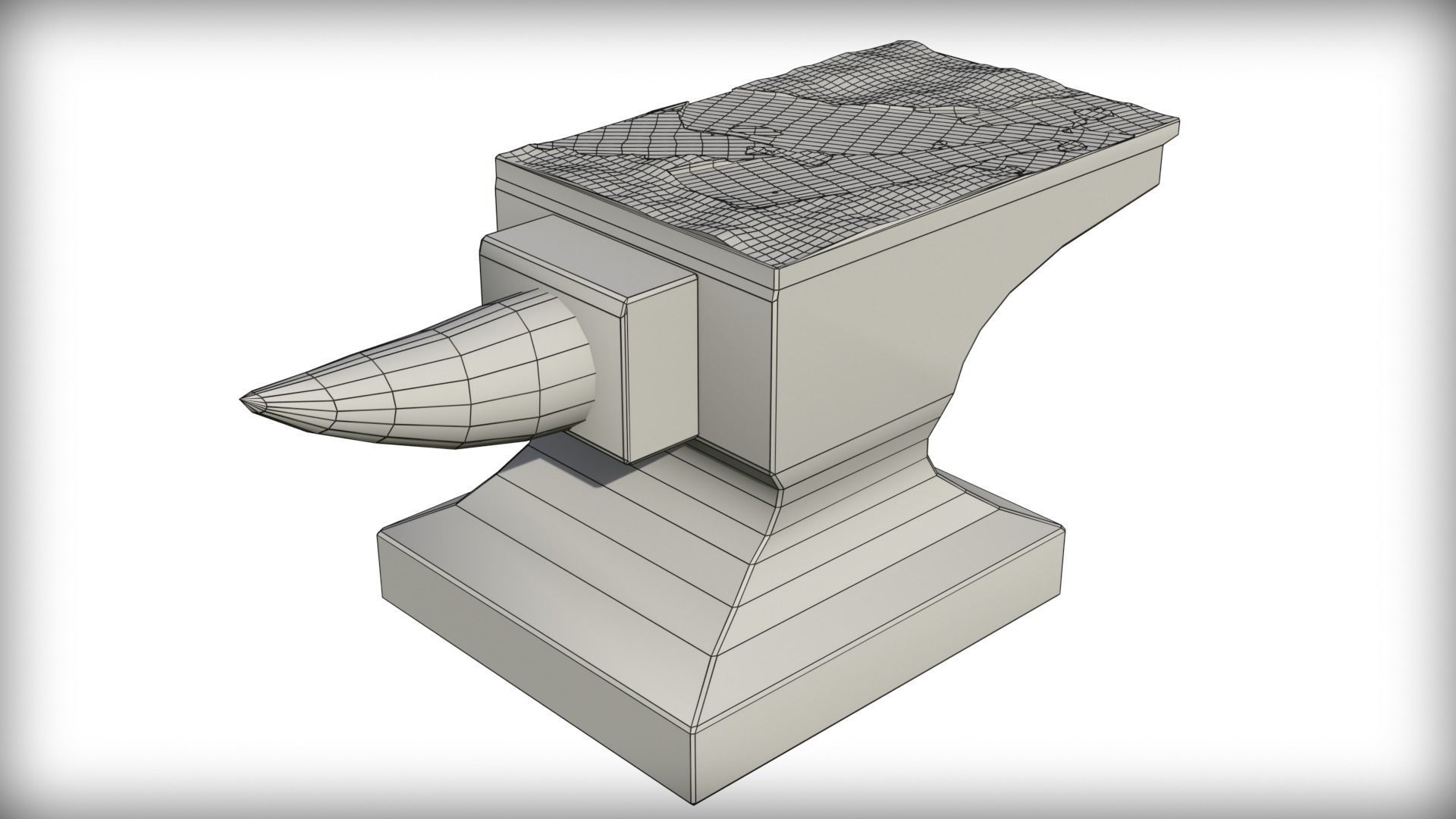 3D model Textured Anvil VR / AR / low-poly | CGTrader