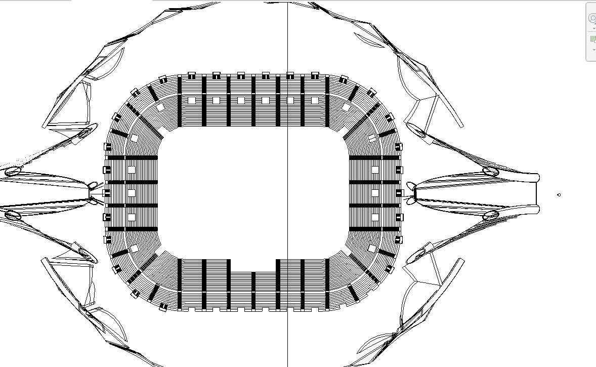 Sports stadium compelete revit project 3D model | CGTrader