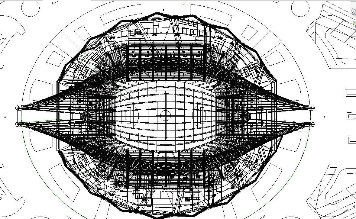 Sports stadium compelete revit project 3D model | CGTrader
