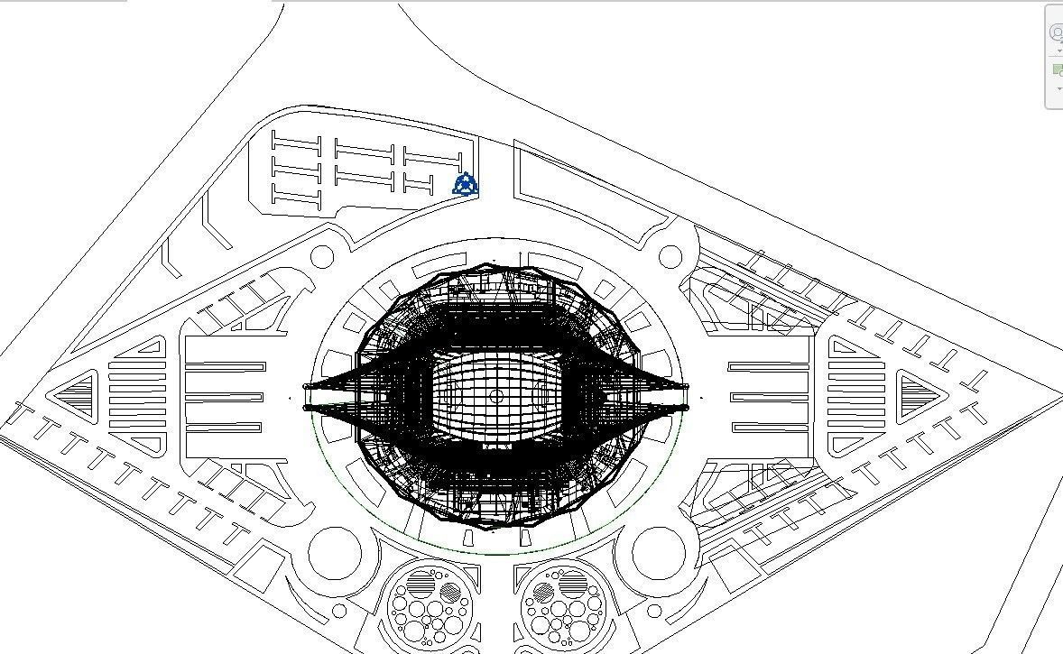 Sports stadium compelete revit project 3D model | CGTrader