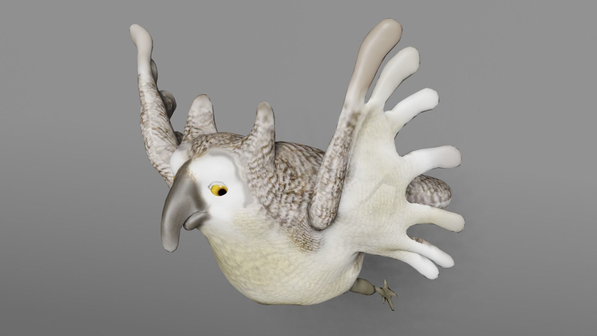 3D model owlet animated VR / AR / low-poly | CGTrader