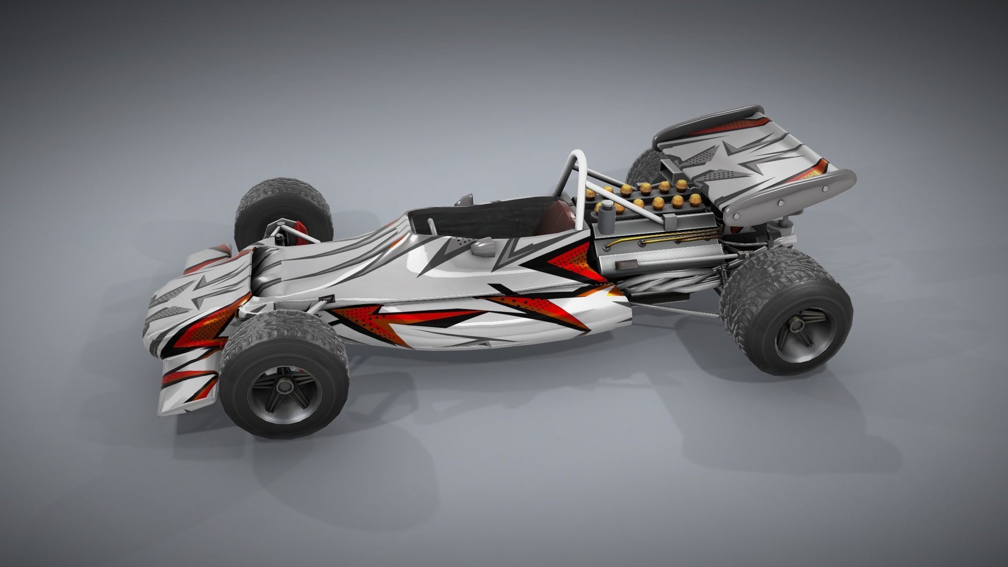 3D model F1 Racing Car Model 5 VR / AR / low-poly | CGTrader