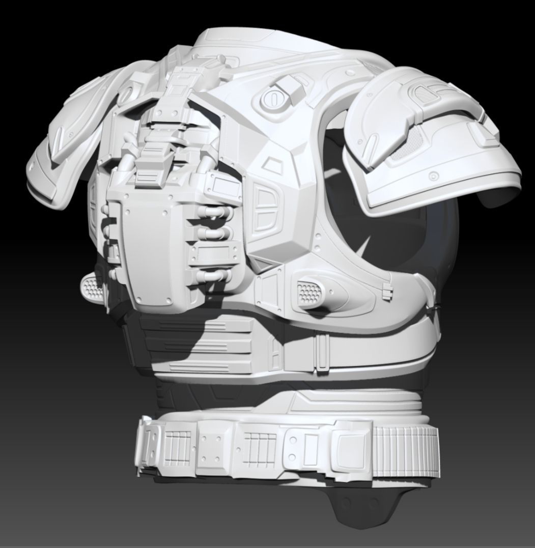 3D Print Model Gears Of War Damon Baird 3D model 3D printable | CGTrader