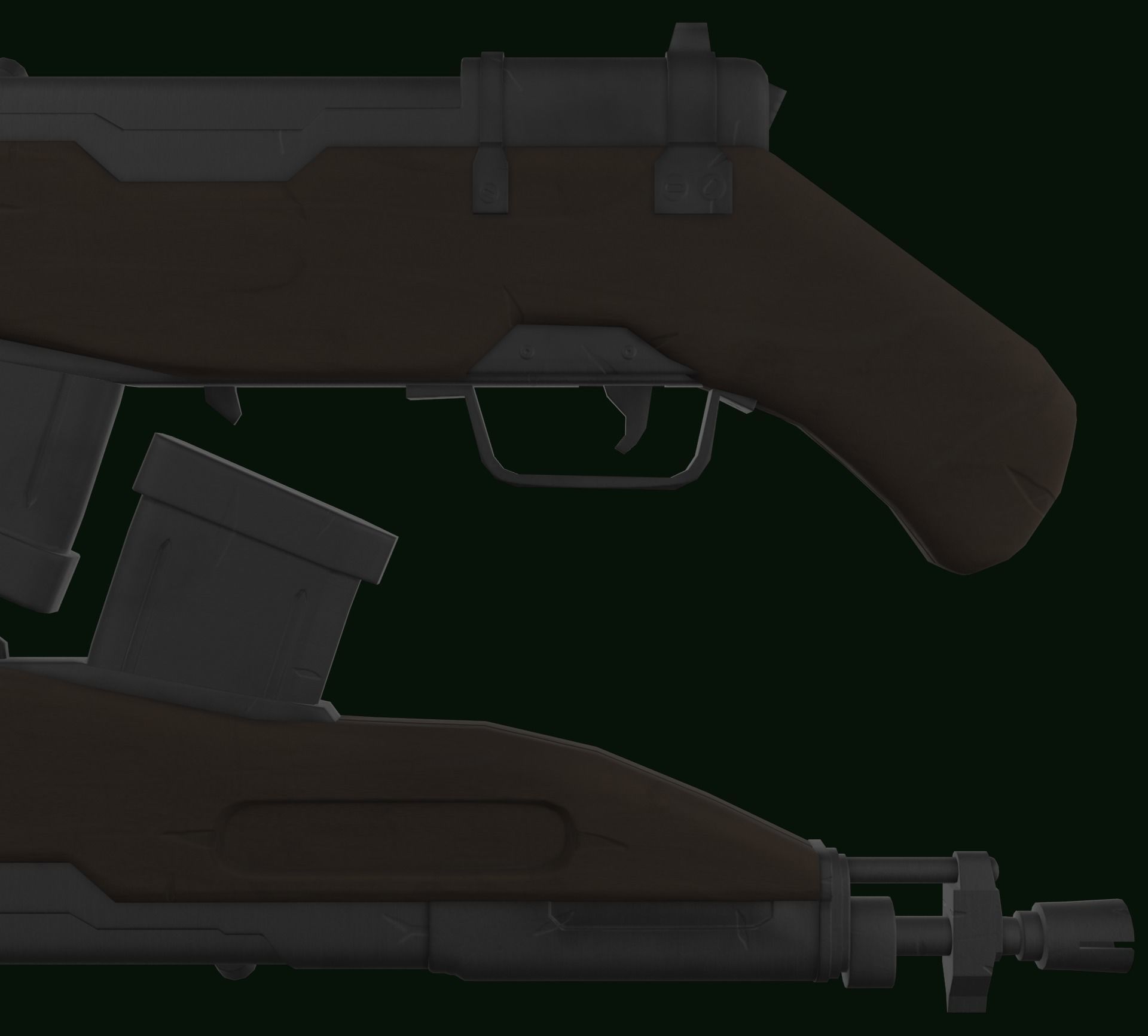 3D model Stylized rifle VR / AR / low-poly | CGTrader