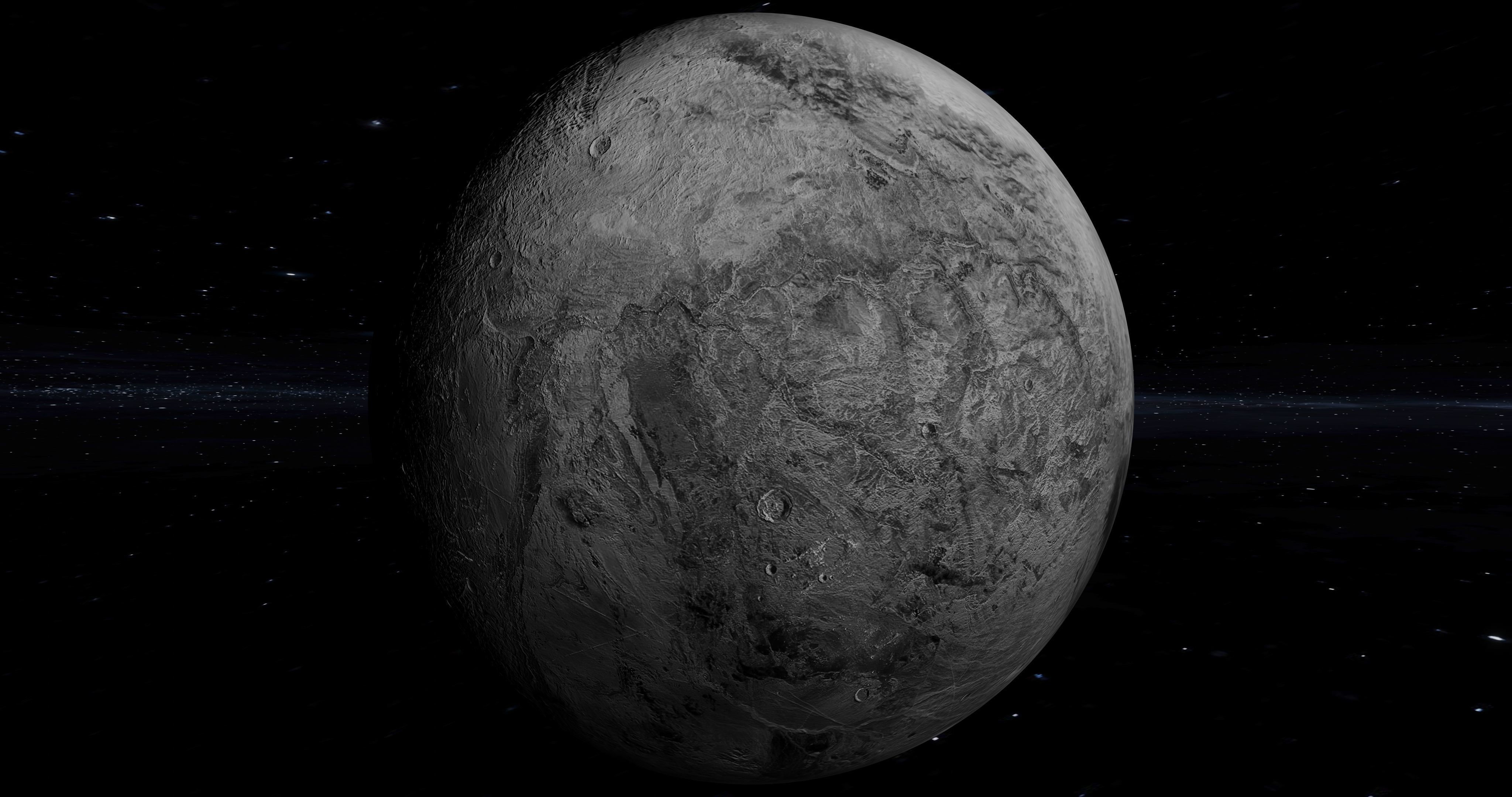 This is a Fictional planet HAUMEA 3D model animated | CGTrader