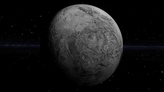 This is a Fictional planet HAUMEA 3D model animated | CGTrader