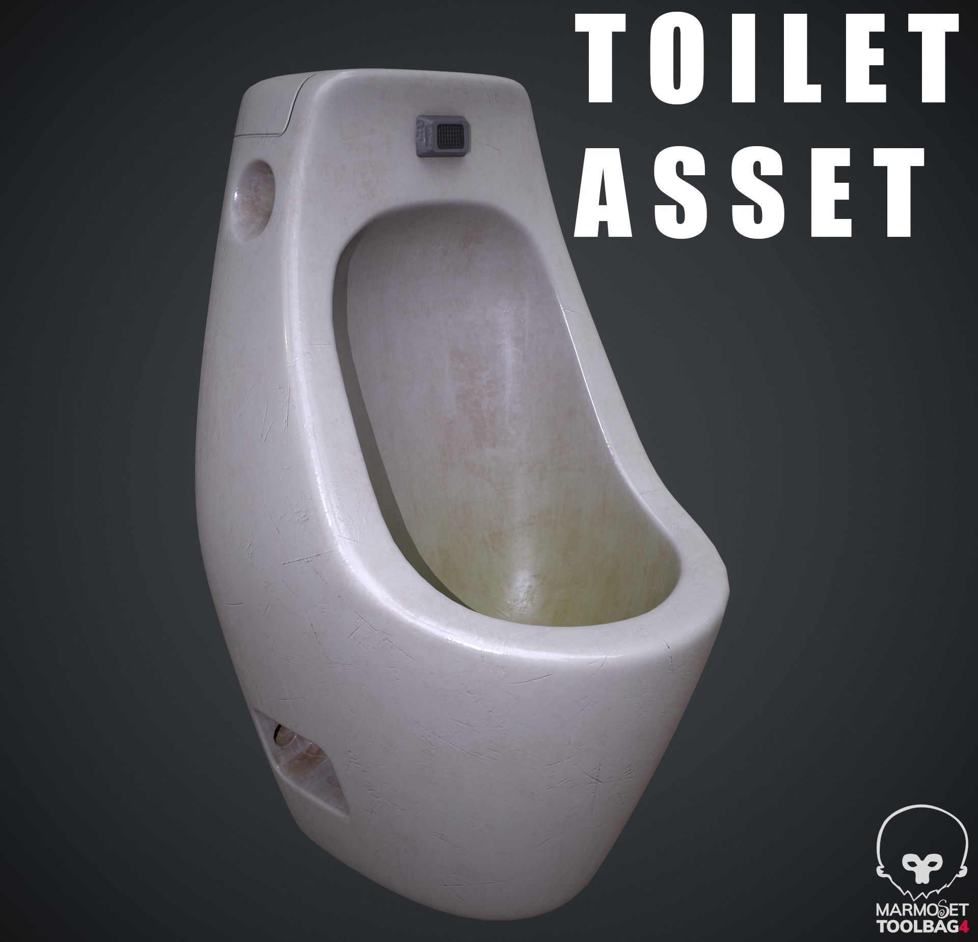 3D model Dirty Toilet Asset VR / AR / low-poly | CGTrader