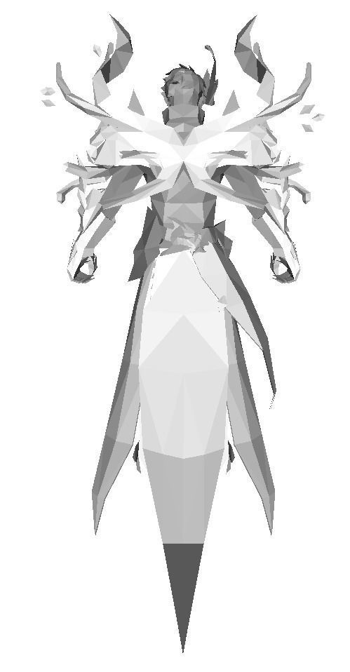 3D model Futuristic ice Man Character VR / AR / low-poly | CGTrader