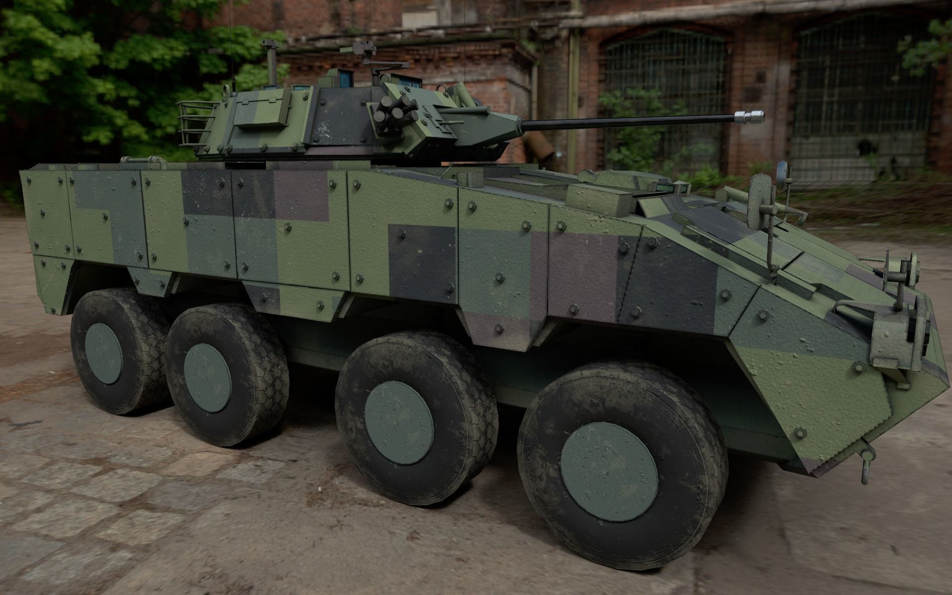 3D model CM34 Clouded Leopard Armoured Vehicle VR / AR / low-poly ...