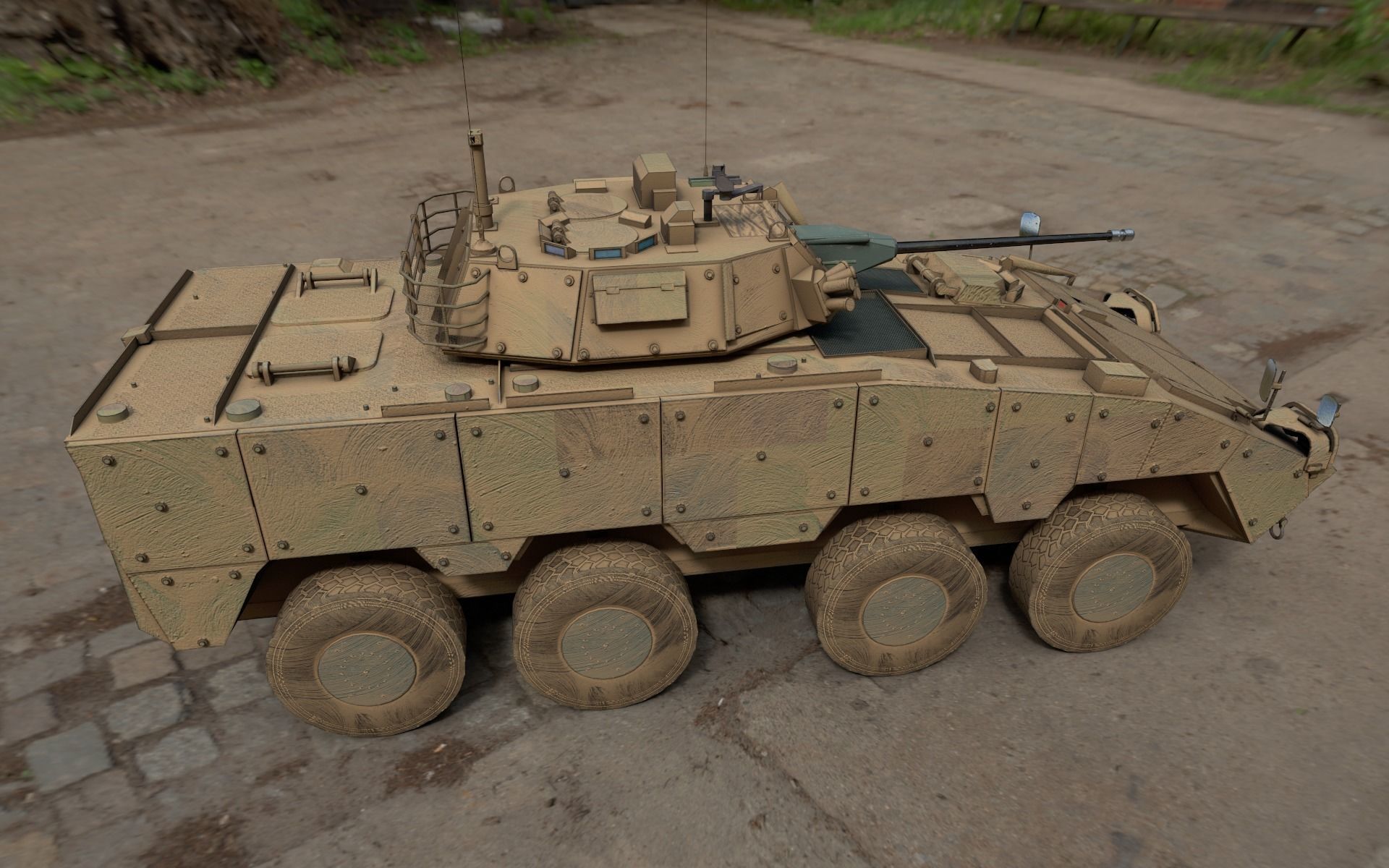 3D model CM34 Clouded Leopard Armoured Vehicle VR / AR / low-poly ...