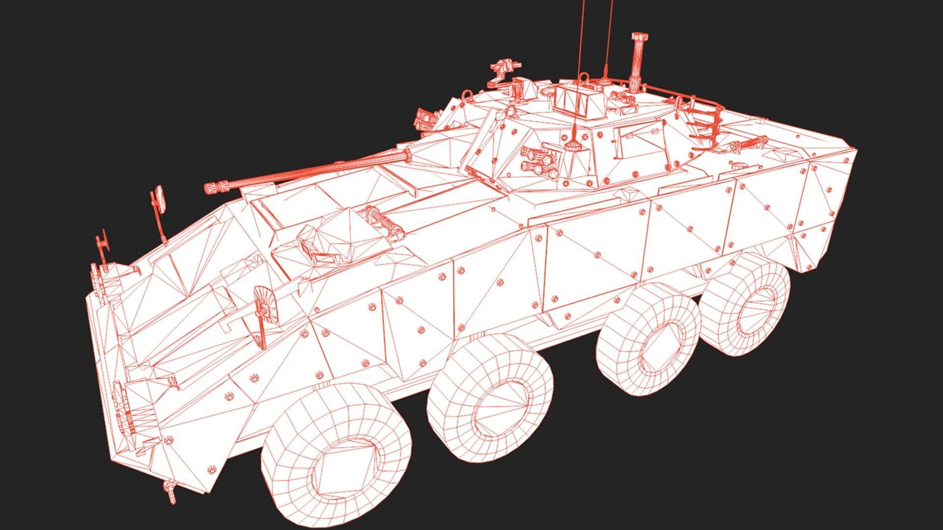 3D model CM34 Clouded Leopard Armoured Vehicle VR / AR / low-poly ...