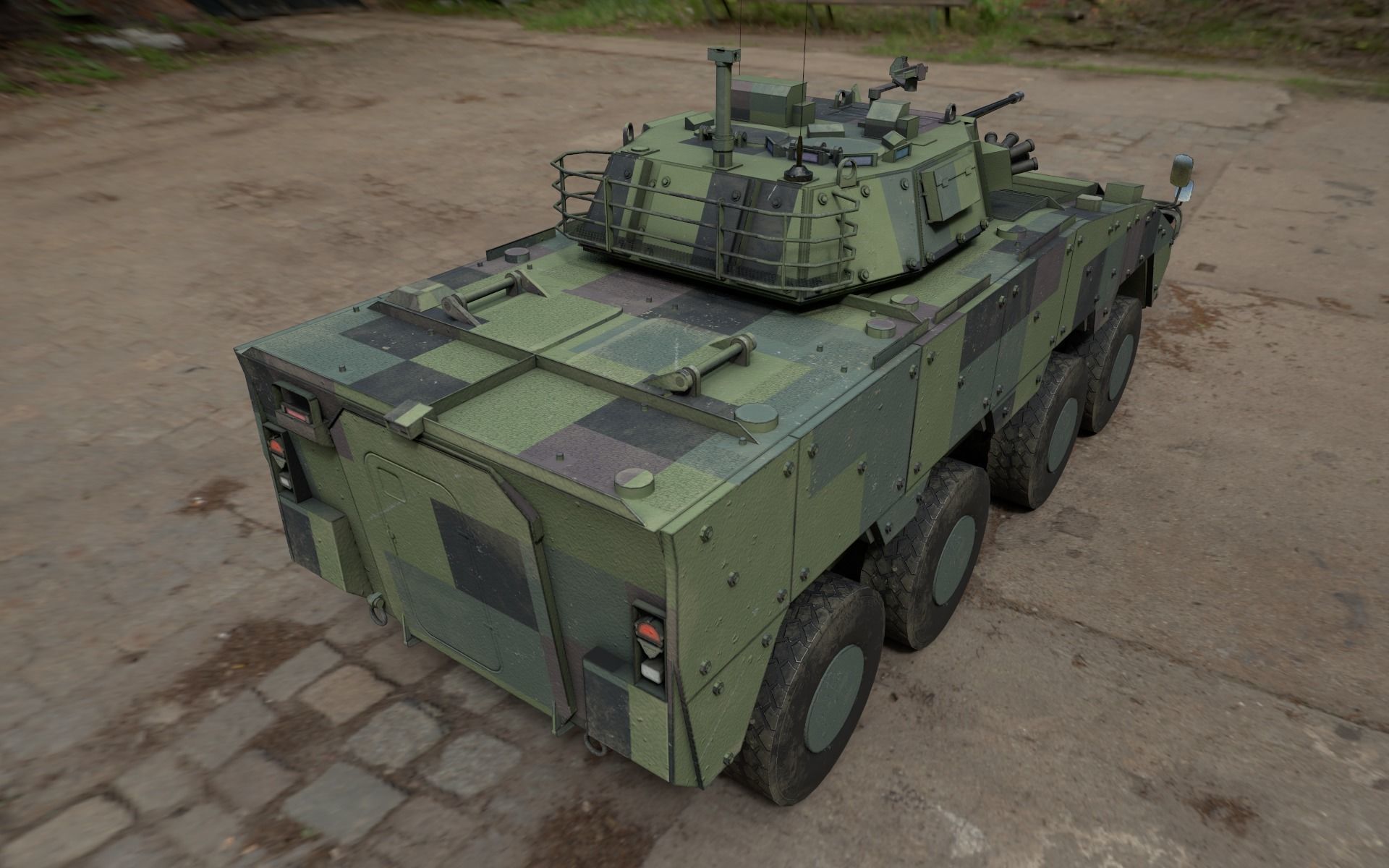 3D model CM34 Clouded Leopard Armoured Vehicle VR / AR / low-poly ...