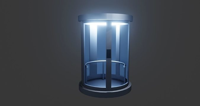 Cylindrical Elevator 3D Model 3D model | CGTrader