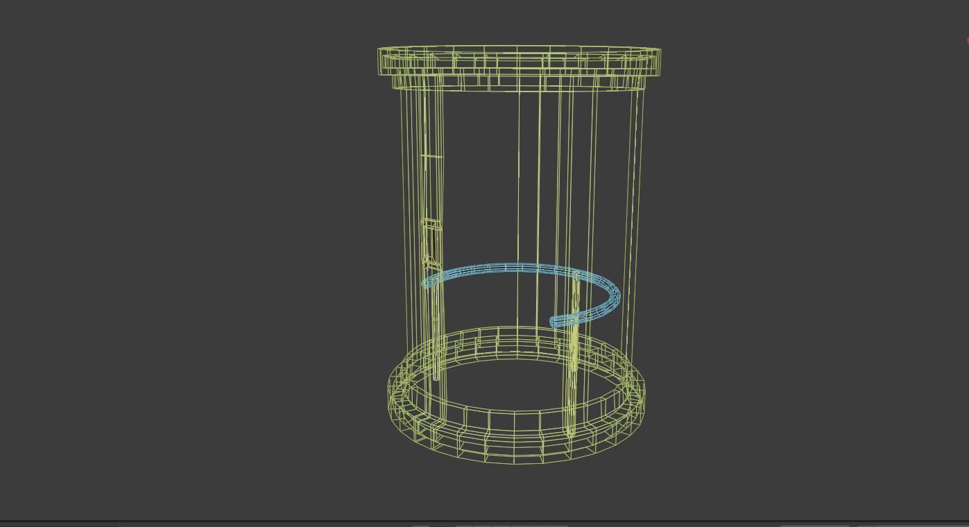 Cylindrical Elevator 3D Model 3D model | CGTrader