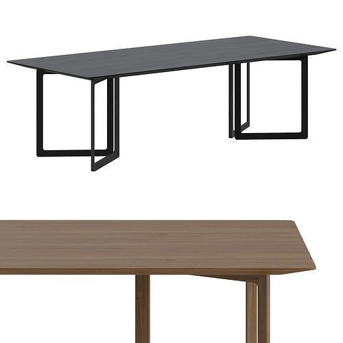 Potocco OPUS Dining table 3D model | CGTrader