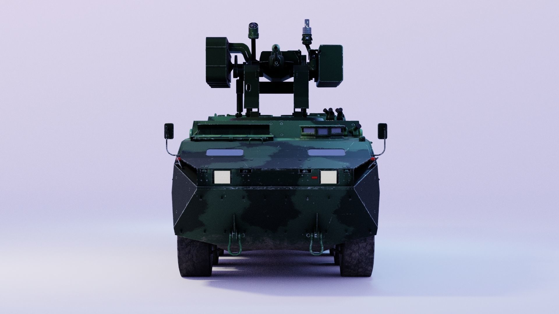 3D model Pandur II 8x8 - Blender Asset VR / AR / low-poly | CGTrader