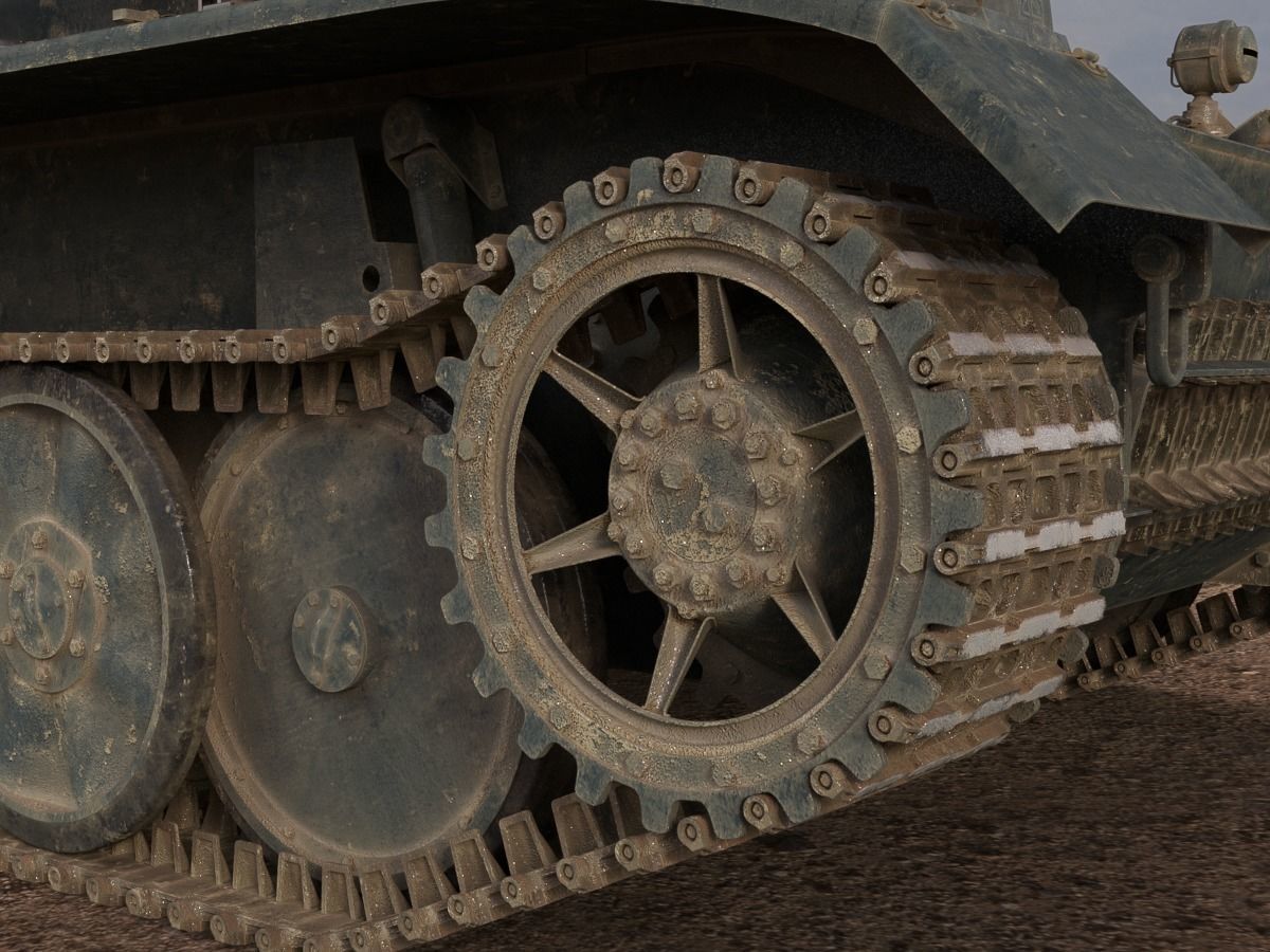 PzKpfw II Ausf L Luchs SdKfz123 3D model | CGTrader