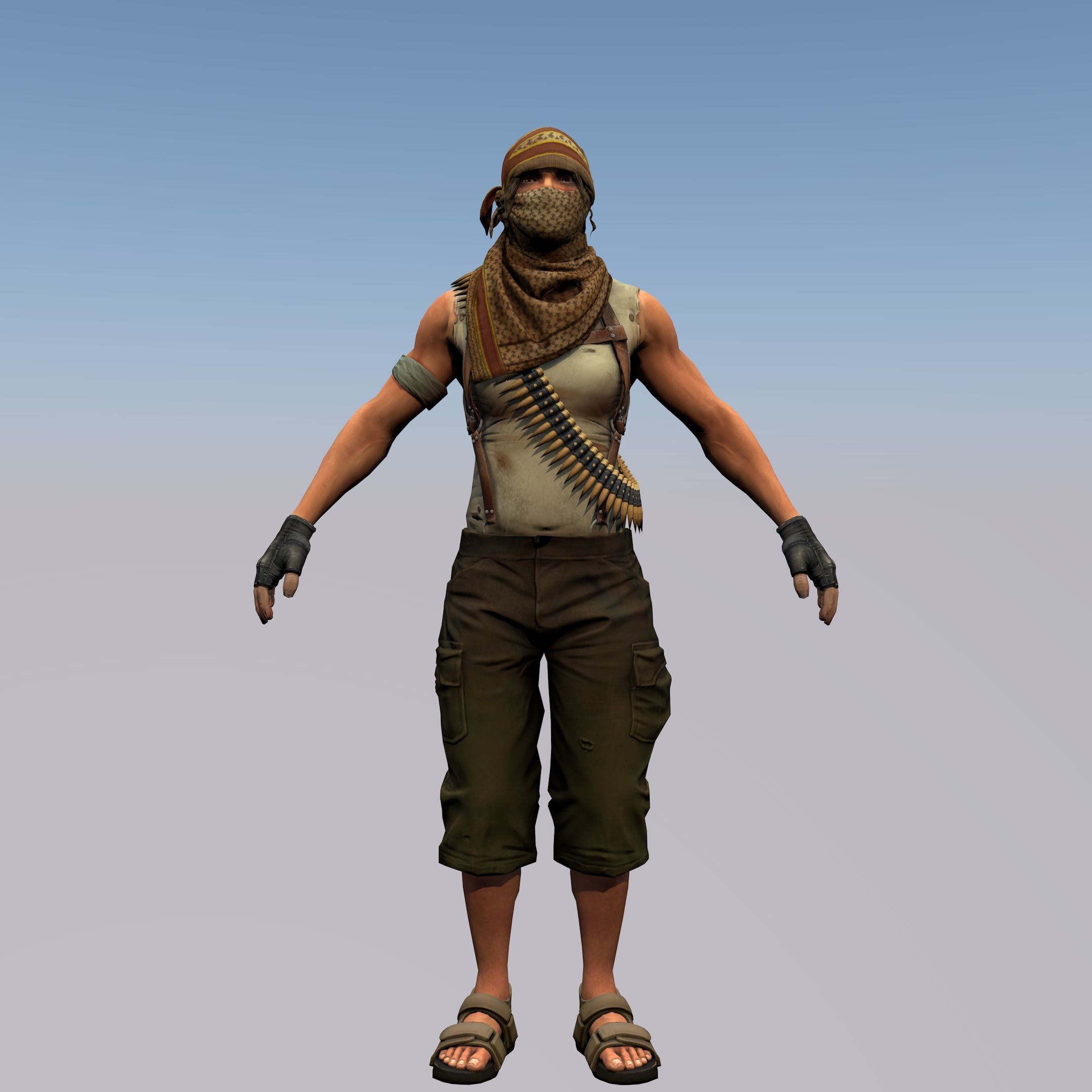 Agent from the game CSGO Hunter Guerrilla 3D model | CGTrader