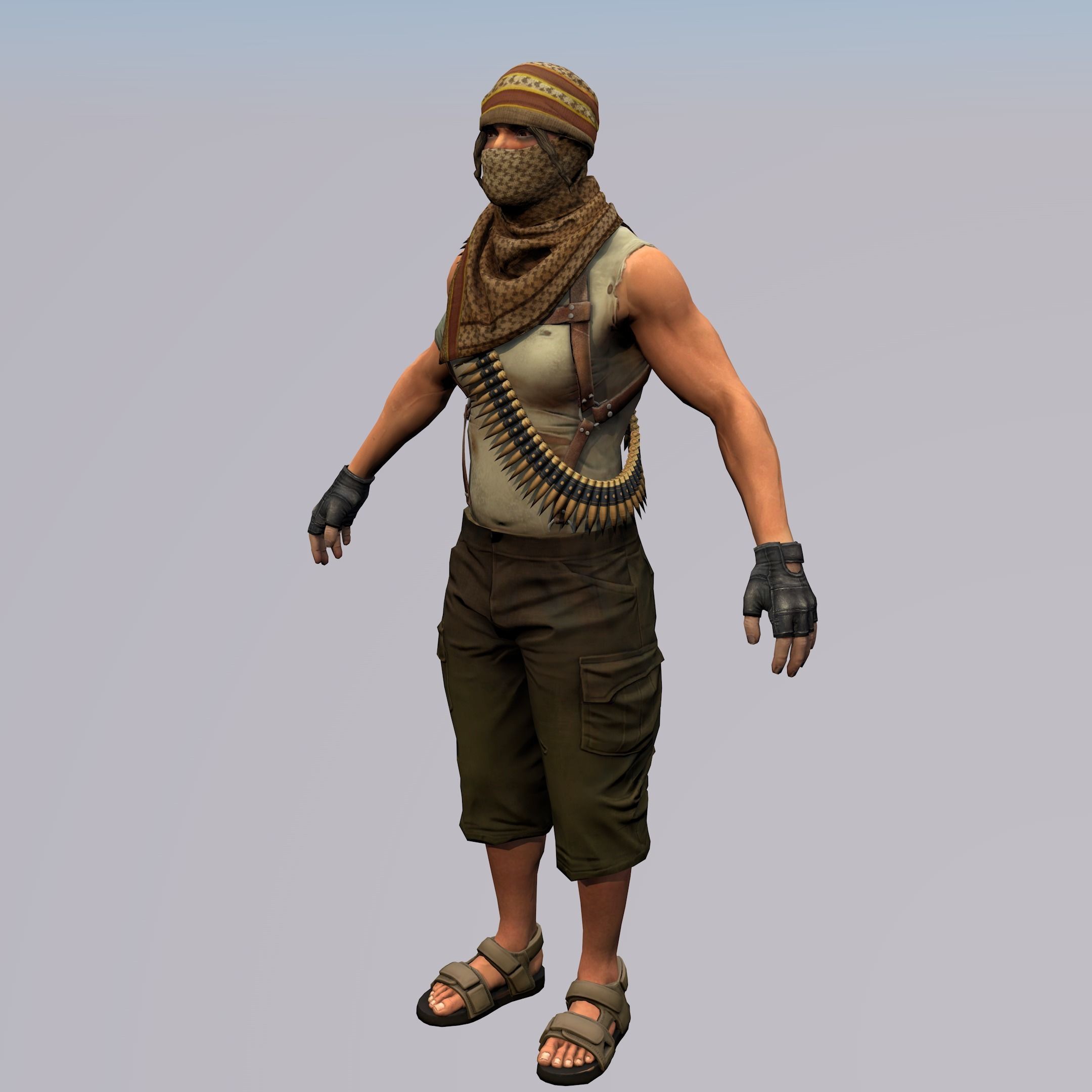 Agent from the game CSGO Hunter Guerrilla 3D model | CGTrader