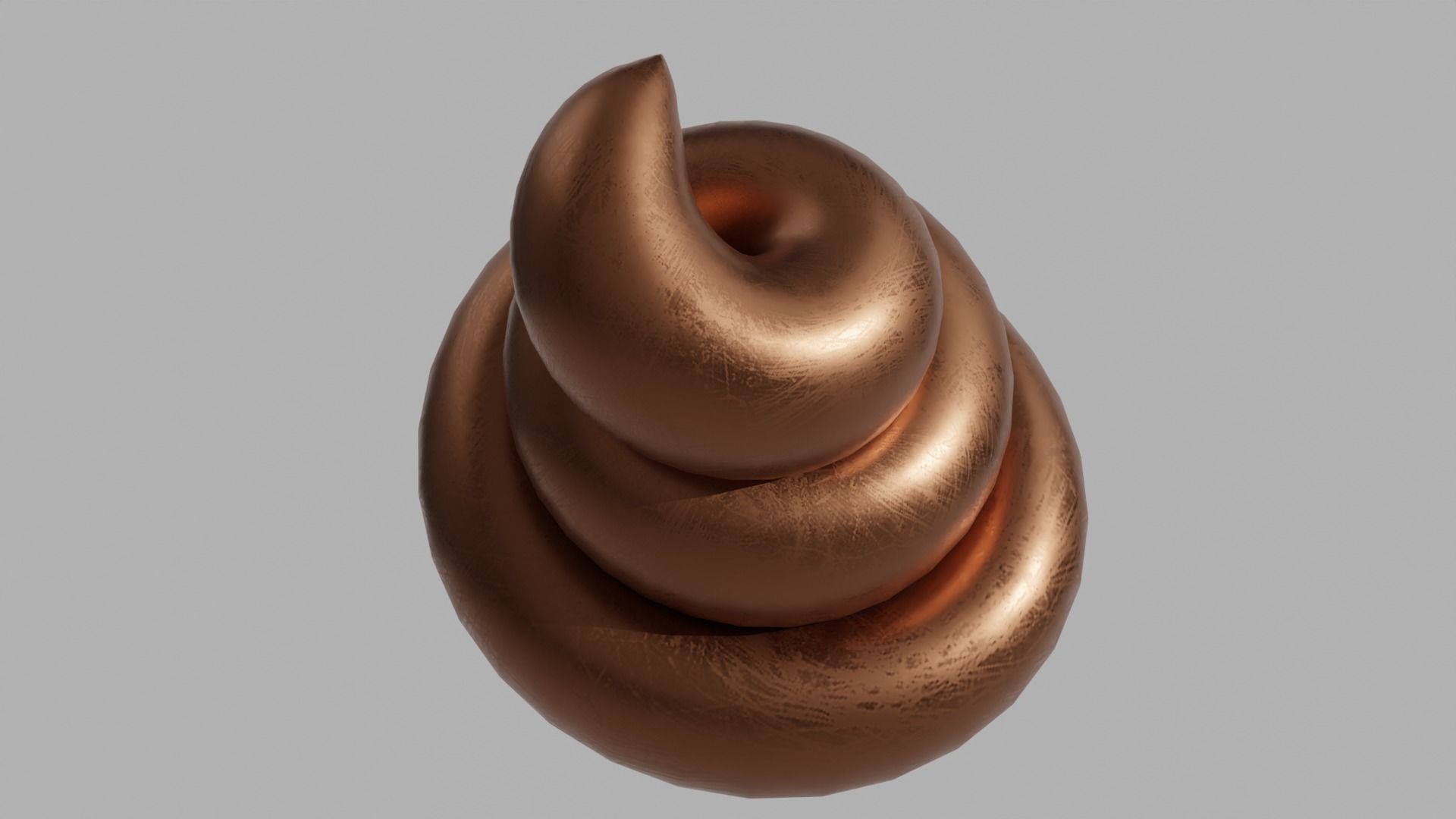 3D model Poo poop 3D model Bronze VR / AR / low-poly | CGTrader