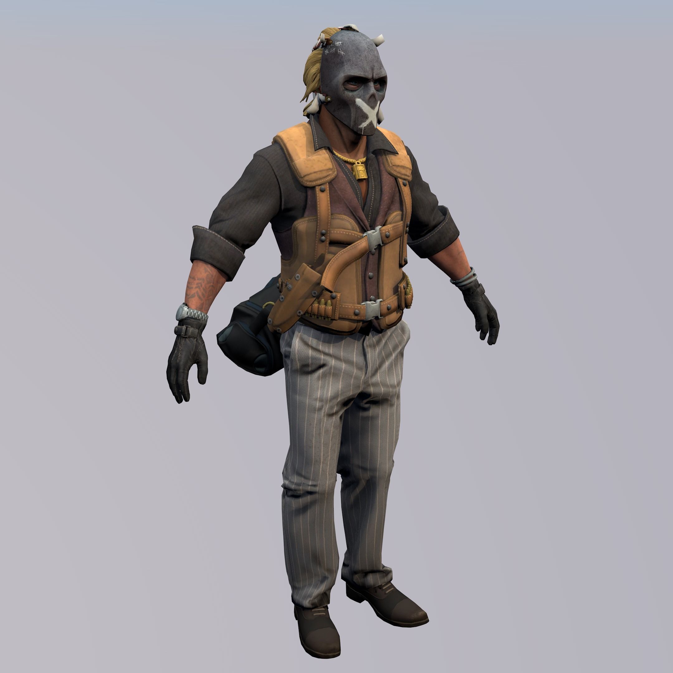 Agent from the game CSGO Sir Darryl Professionals 3D model | CGTrader