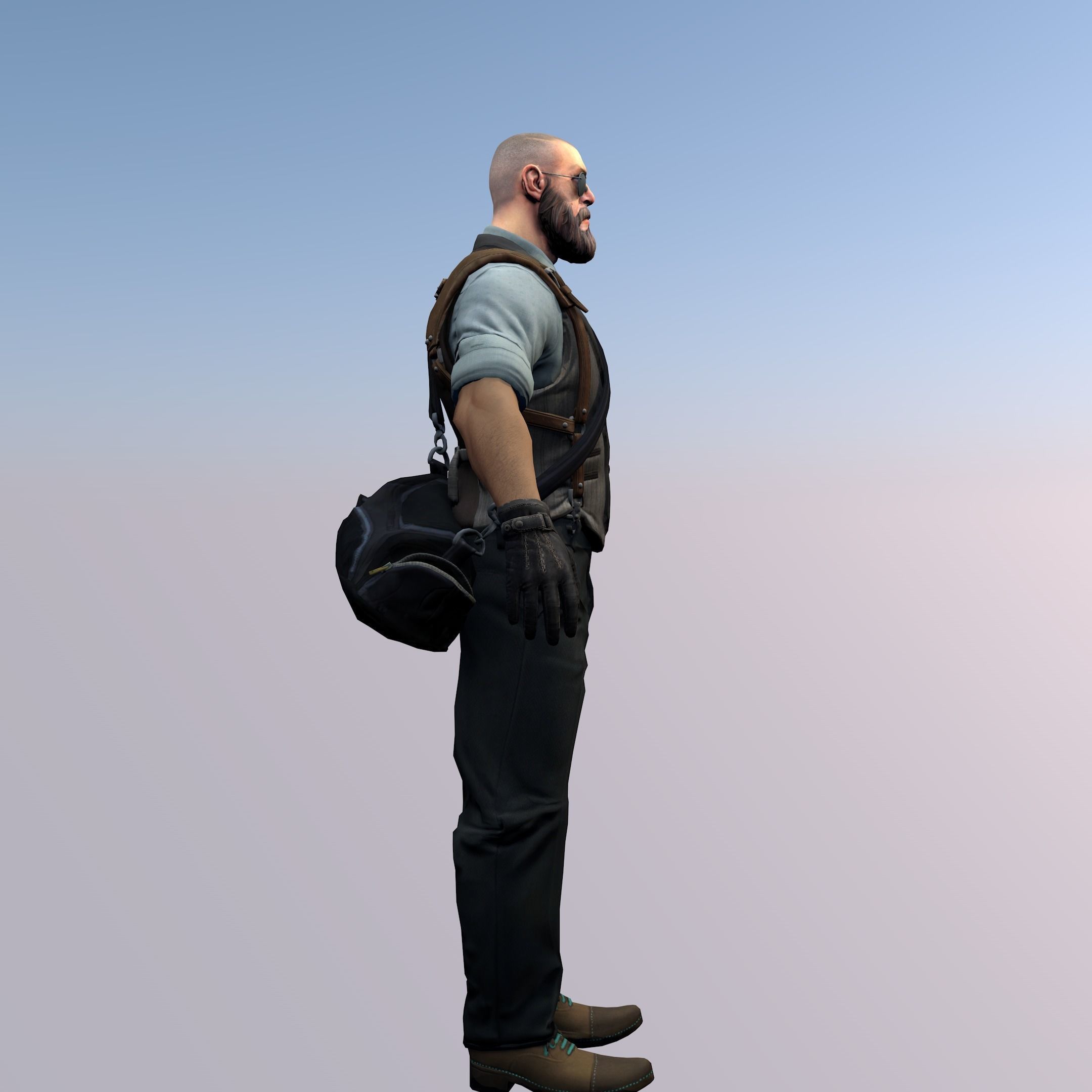 Agent from the game CSGO Tiny Kev Professional 3D model | CGTrader
