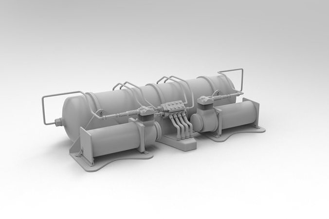 Air Ride Suspension 3D model 3D printable | CGTrader