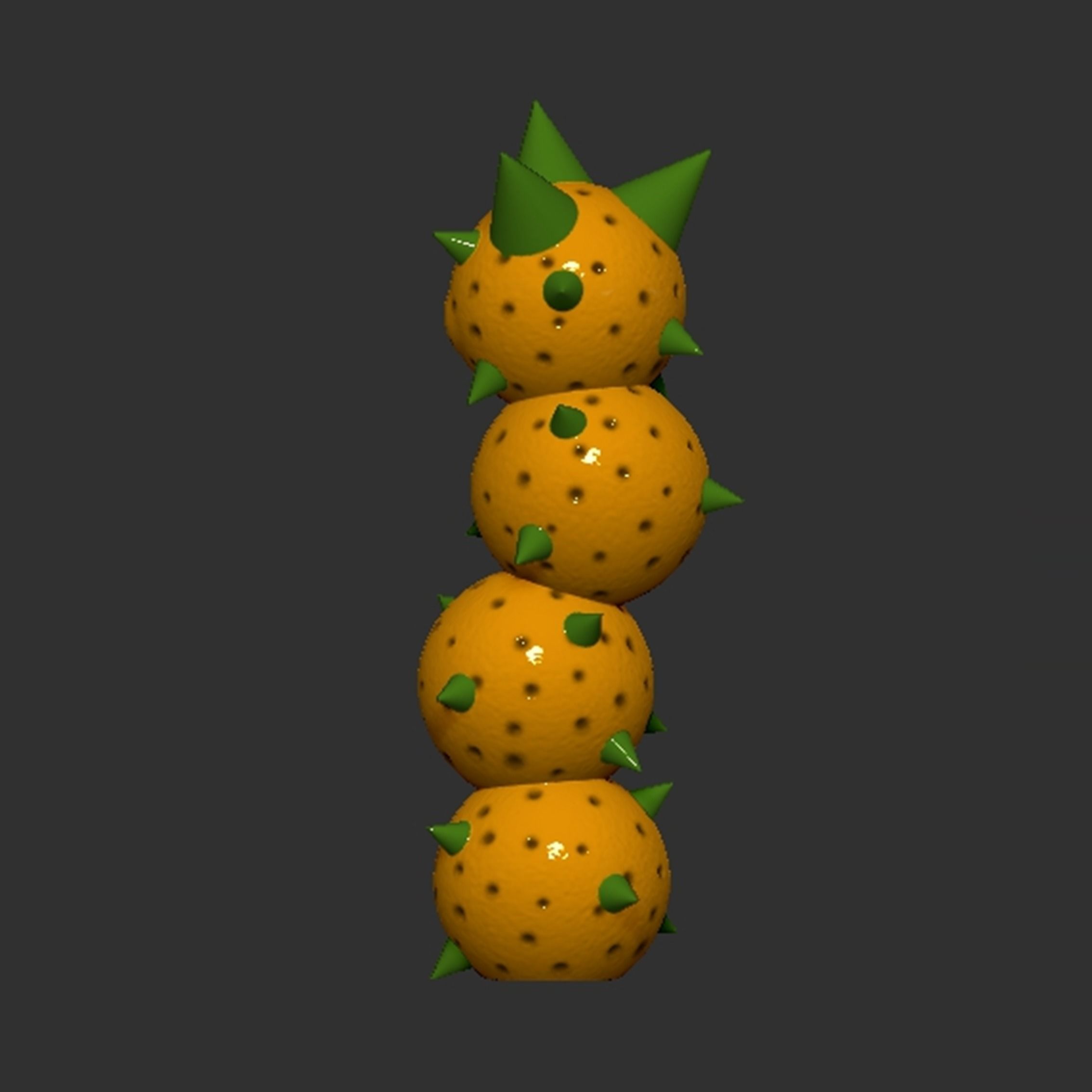 Pokey Mario Enemy 3D model 3D printable | CGTrader