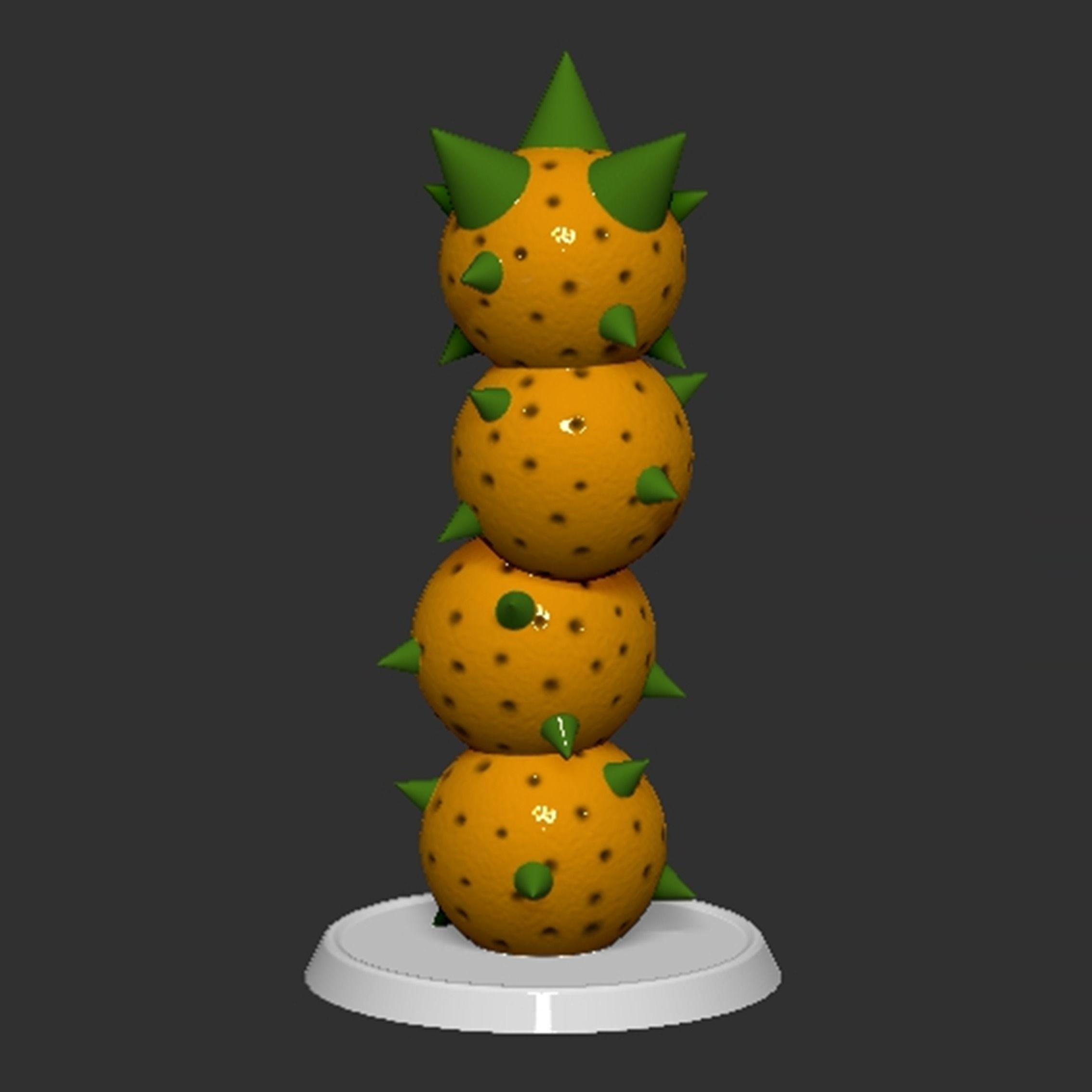 Pokey Mario Enemy Based 3D model 3D printable | CGTrader