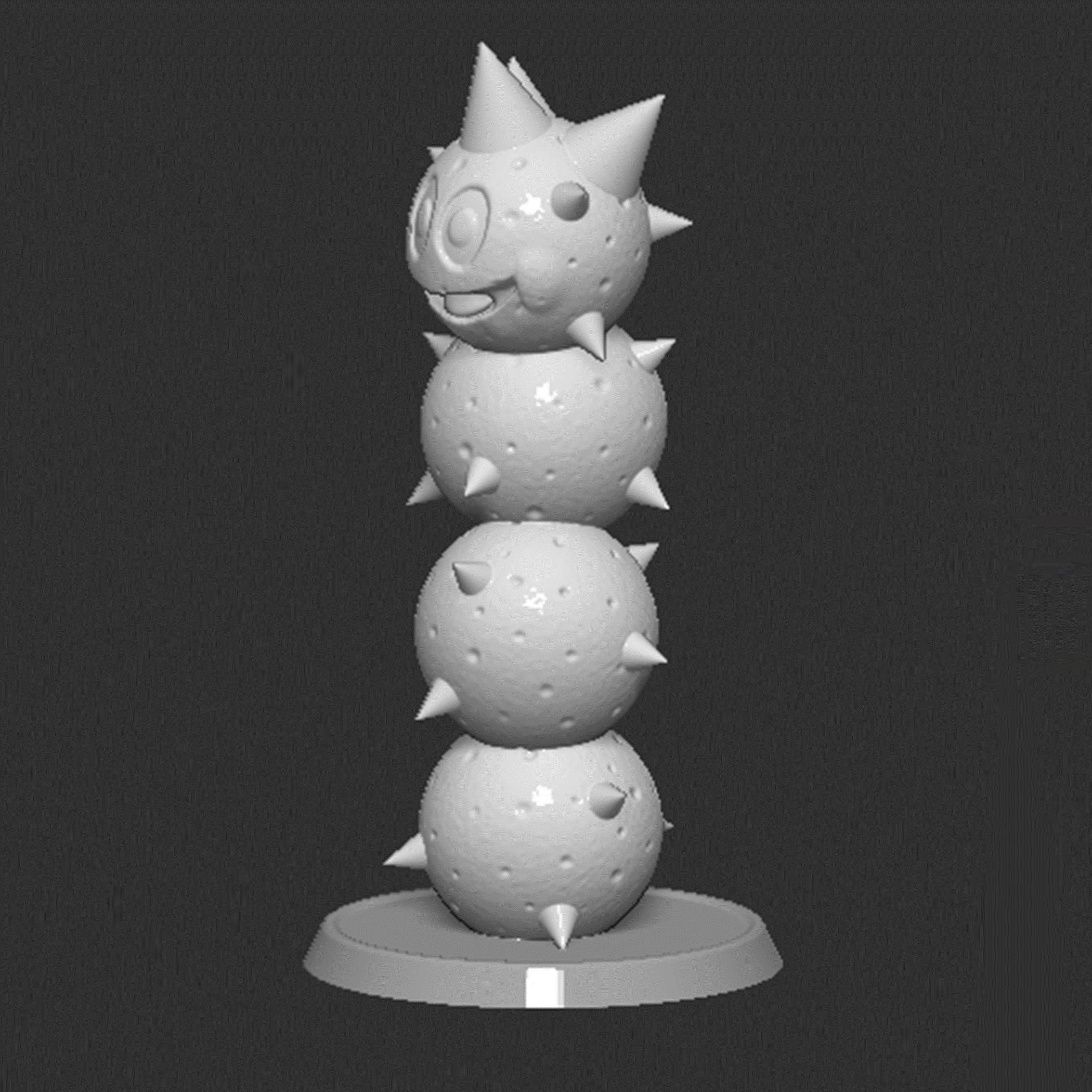 Pokey Mario Enemy Based 3D model 3D printable | CGTrader