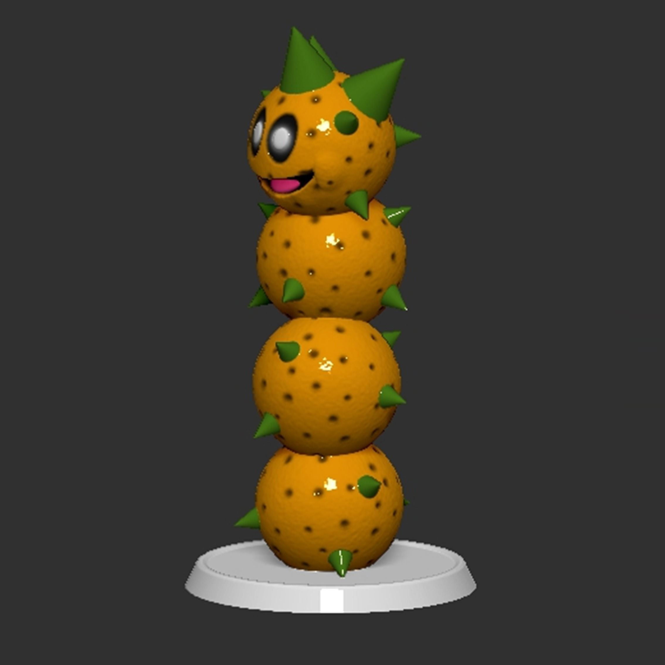 Pokey Mario Enemy Based 3D model 3D printable | CGTrader