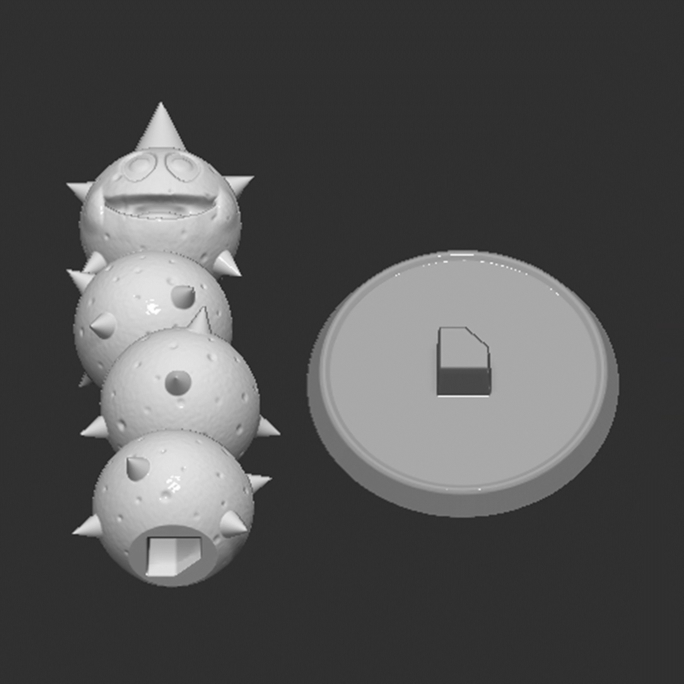 Pokey Mario Enemy Based 3D model 3D printable | CGTrader