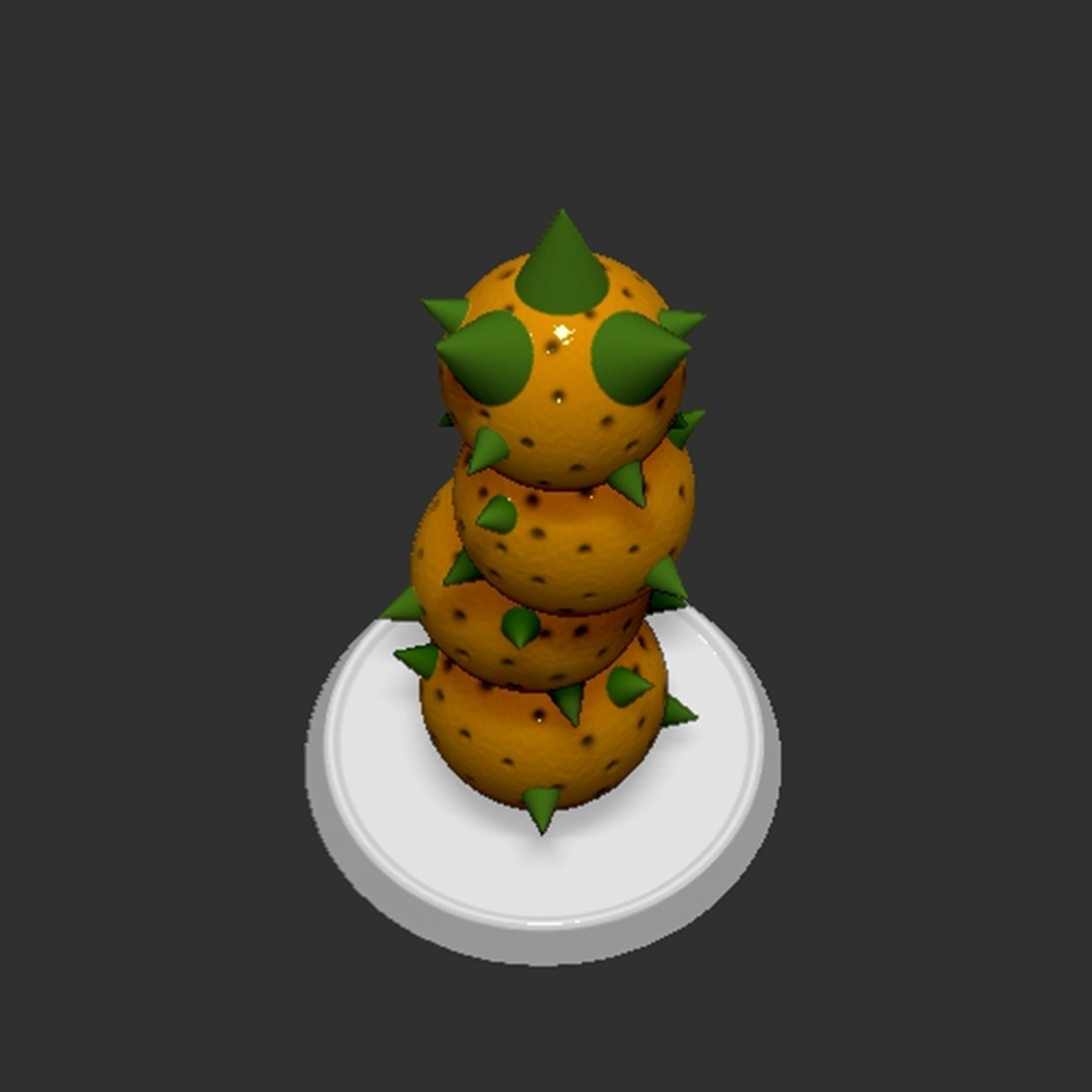 Pokey Mario Enemy Based 3D model 3D printable | CGTrader