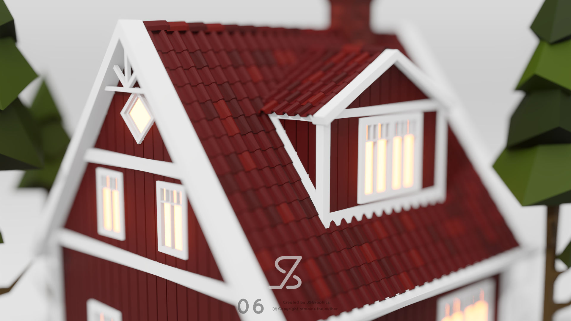 Sweden House free VR / AR / low-poly 3D model | CGTrader