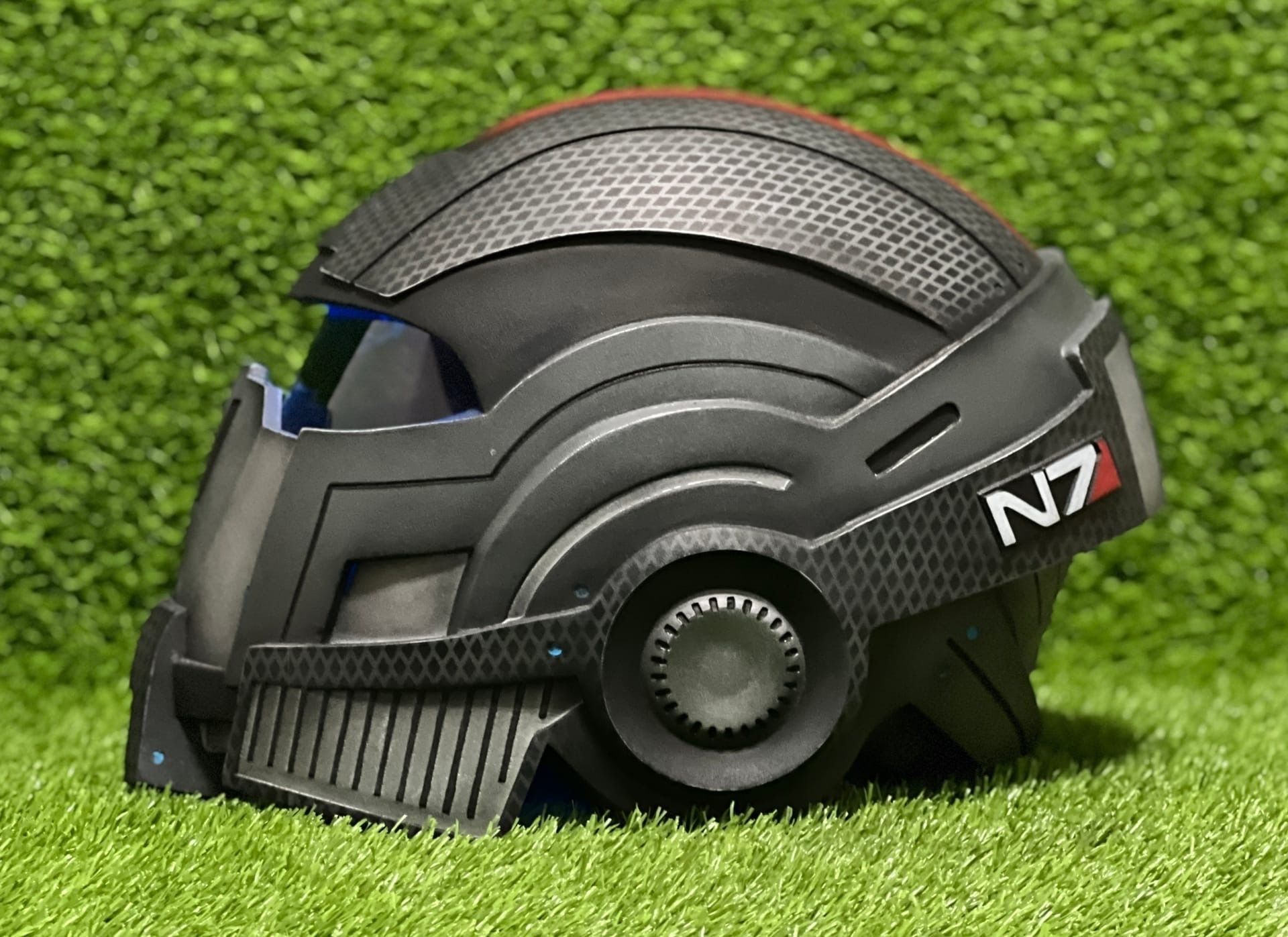 printable sci fi N7 mass effect helmet wargaming 3D model 3D printable ...
