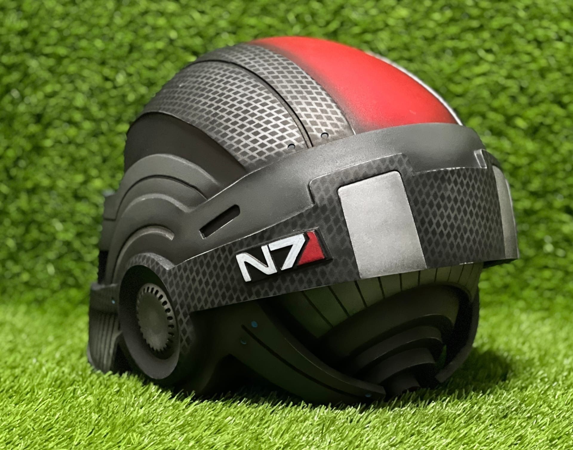 printable sci fi N7 mass effect helmet wargaming 3D model 3D printable ...
