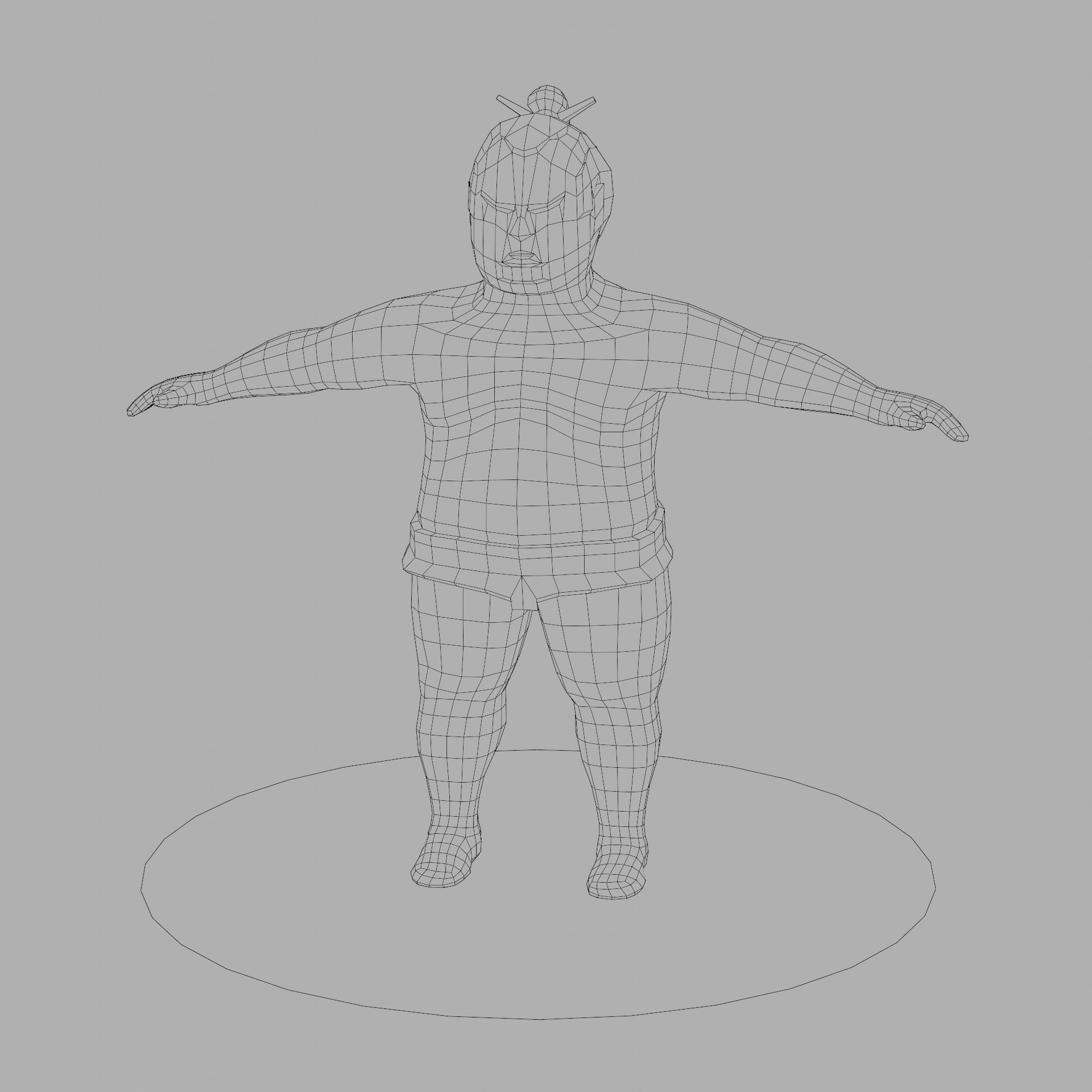 3D model Sumo Wrestler - Low Poly VR / AR / low-poly | CGTrader
