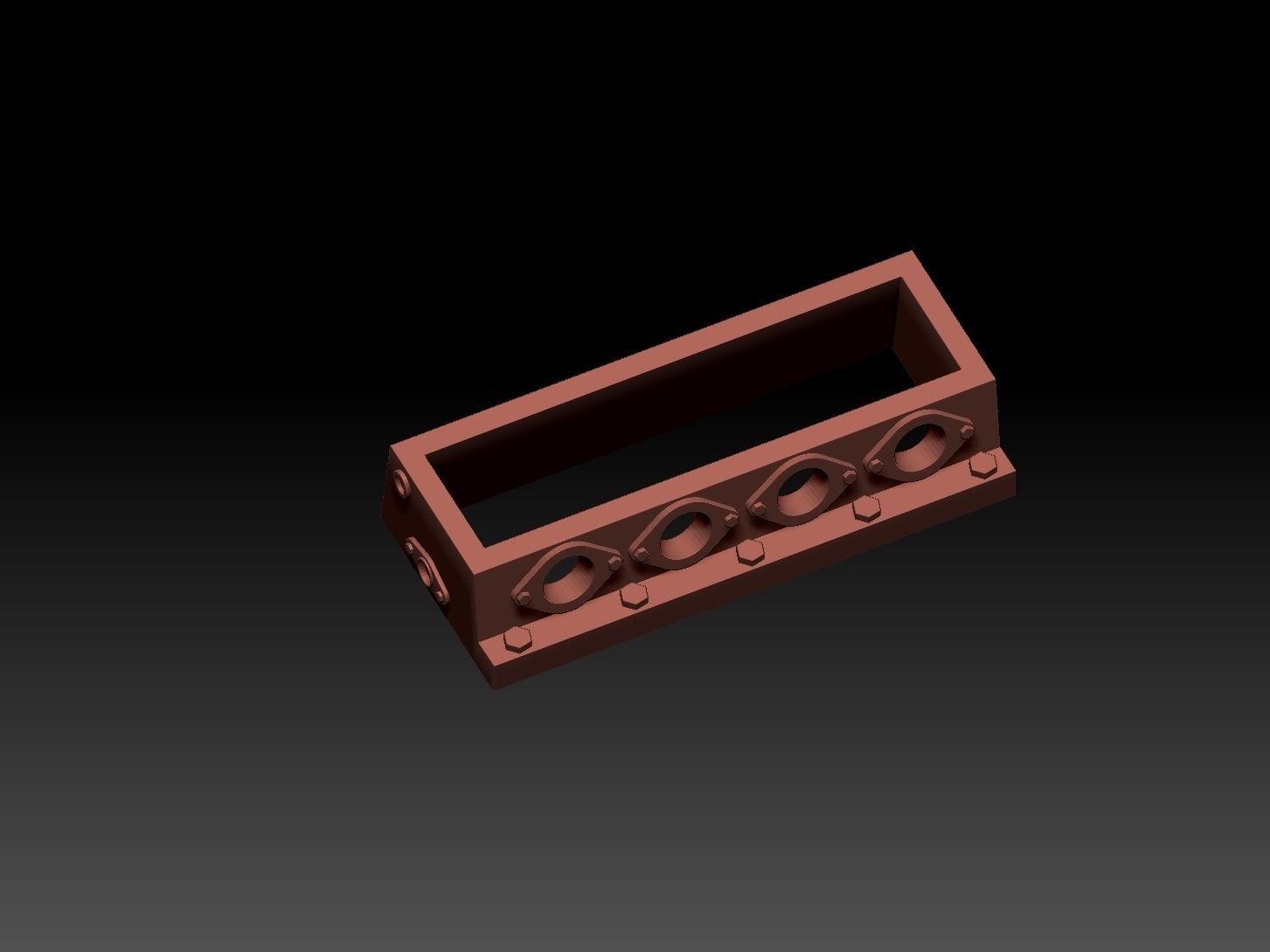 1-24 scale engine 3D model 3D printable | CGTrader