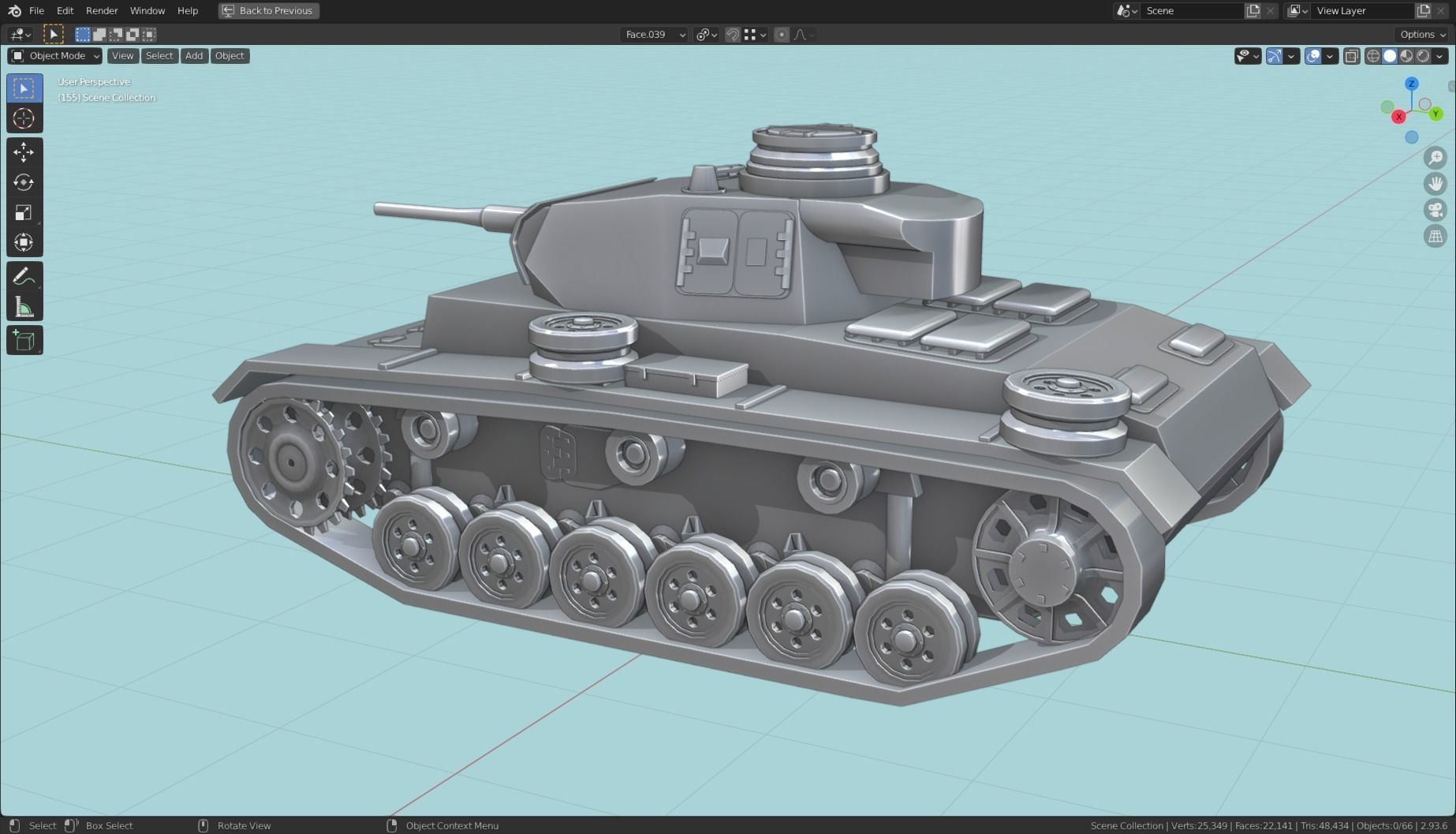 3D model Panzerkampfwagen III Tank Base Mesh VR / AR / low-poly | CGTrader